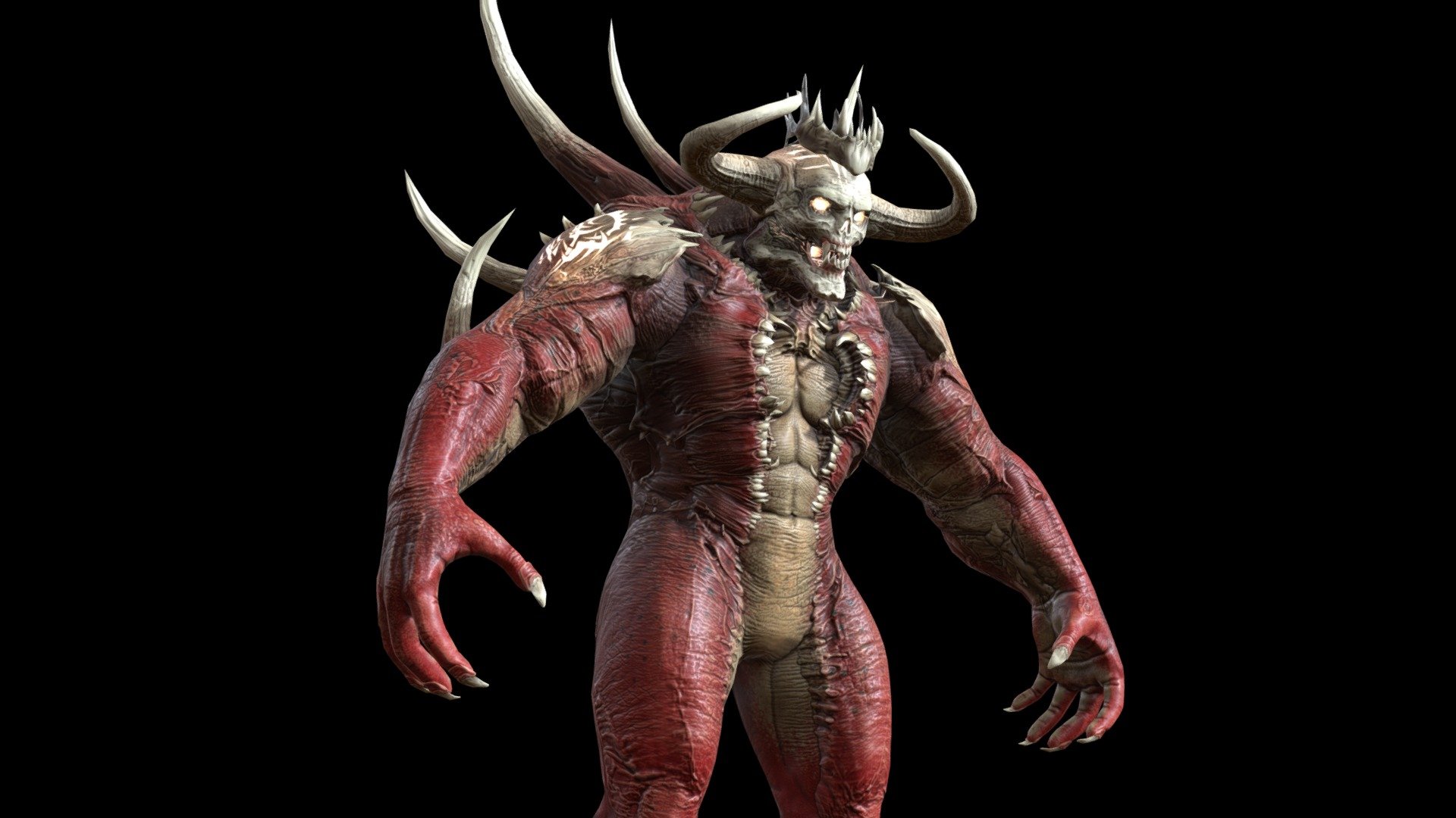 DemonBoss6 - Buy Royalty Free 3D model by dremorn [f5a87e5] - Sketchfab ...