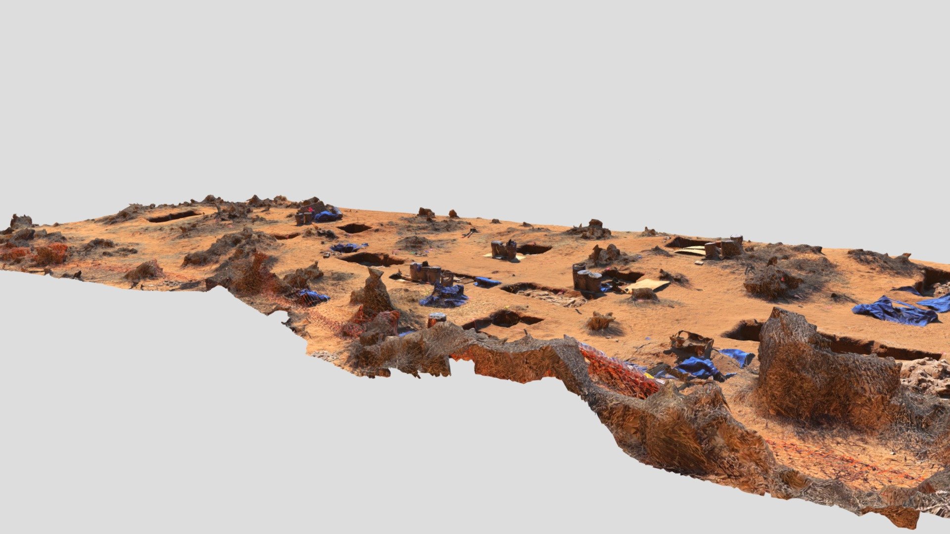 41WR123 Excavation Overview - 3D model by Permian Basin History ...