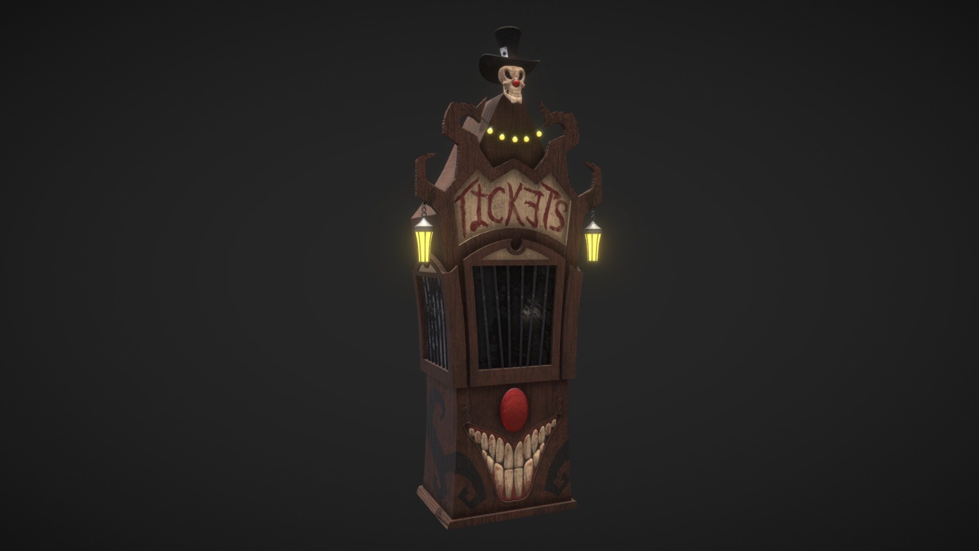 The Freakshow - Ticket Booths - 3D model by Philipp Bormann (@philipp ...