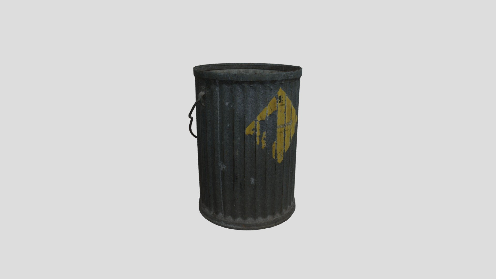 Trash Can - 3D scan Quixel Megascans - Download Free 3D model by Guay0 ...