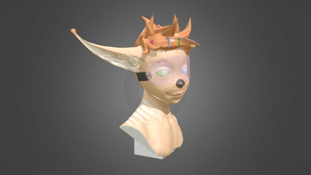 Pim bust FanArt - 3D model by Pierre Brack (@dalhana) [f5ad35f] - Sketchfab