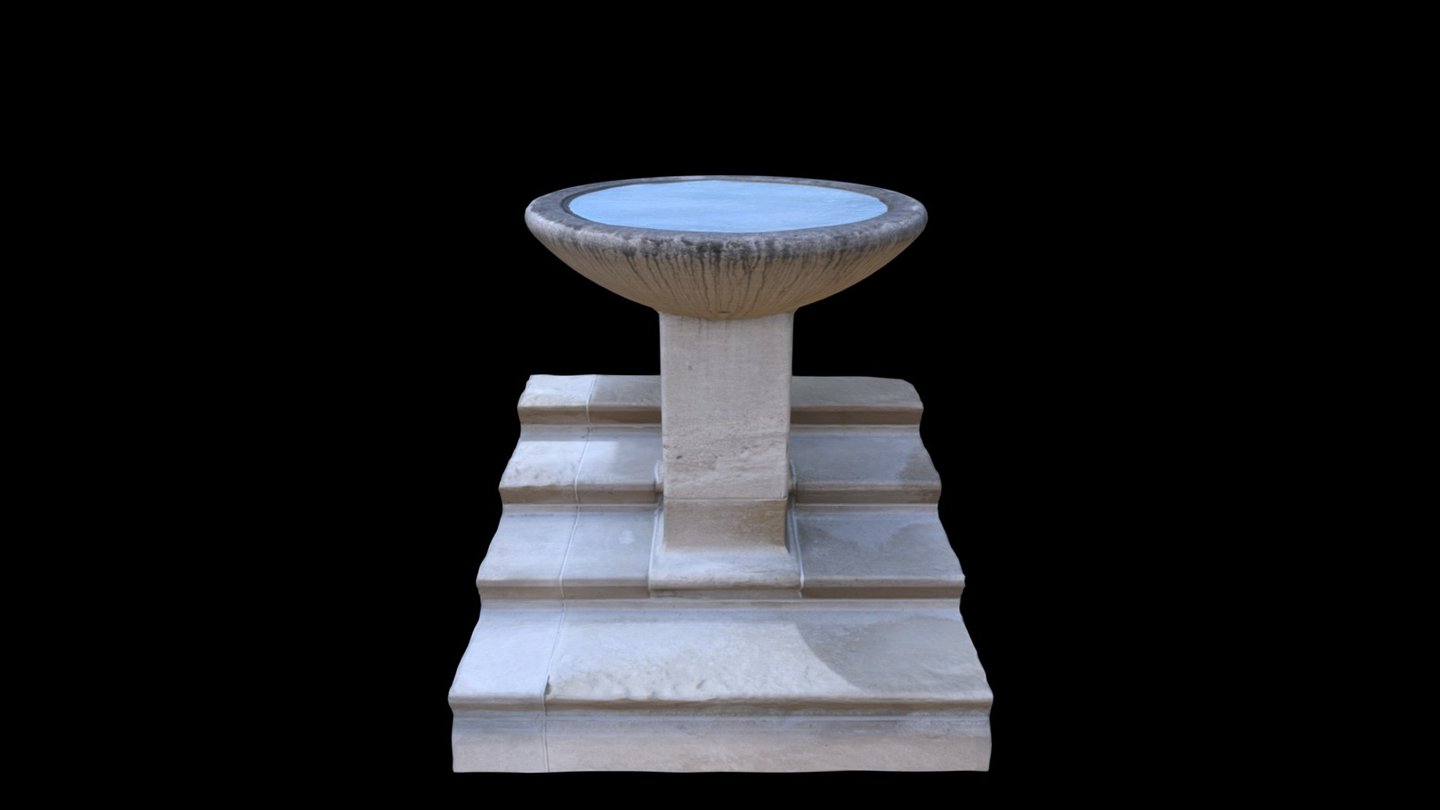 Saarinen's First Christian Church Font - 3D model by Matthew Brennan ...