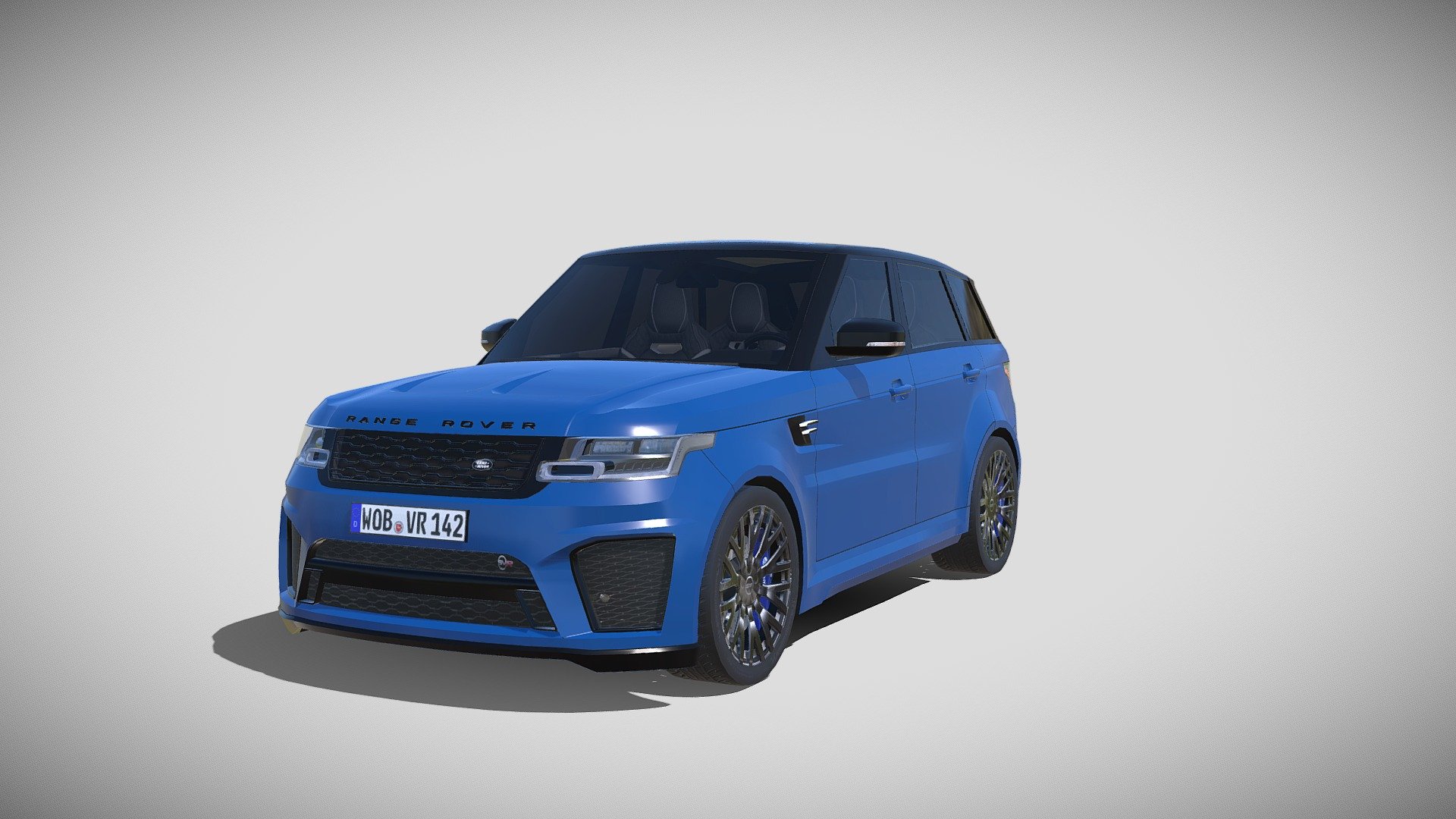 Land Rover Range Rover Sport SVR - 3D model by PieEntertainment ...