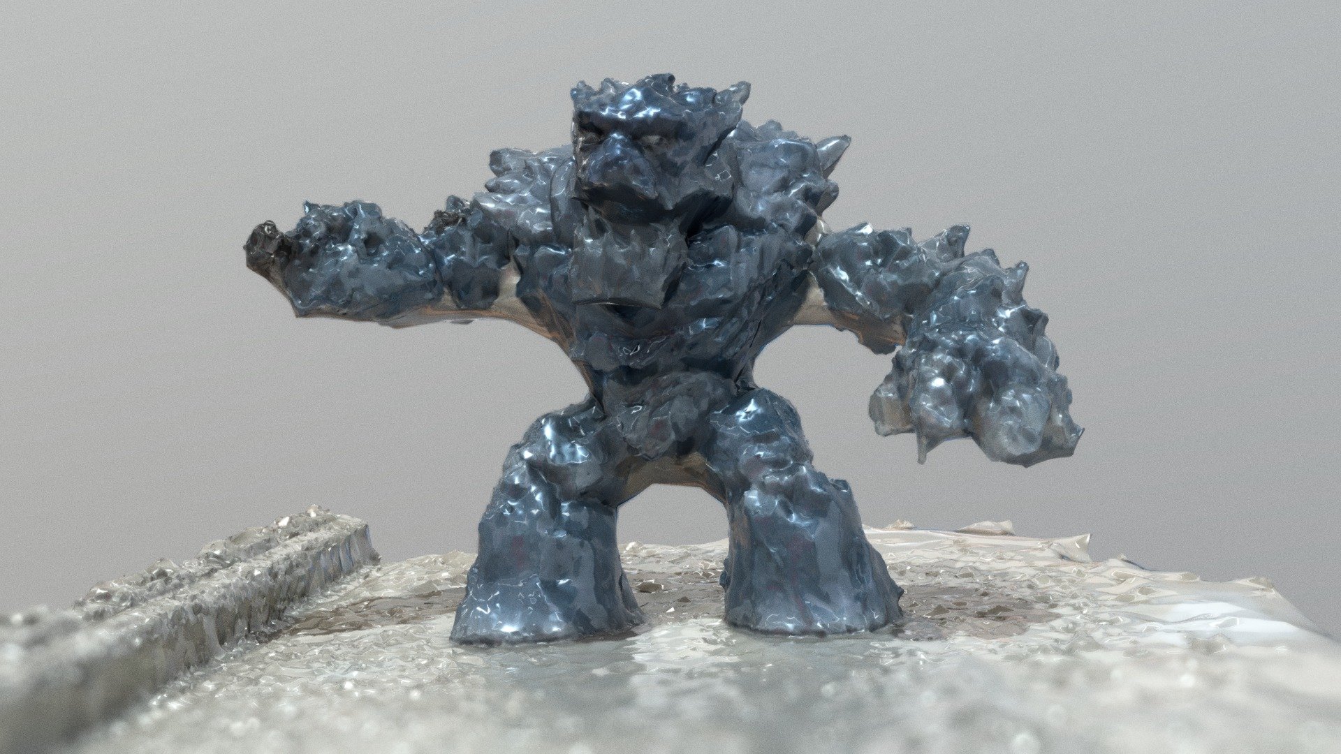 ice monster - Download Free 3D model by dirk teucher (@dirkteucher ...