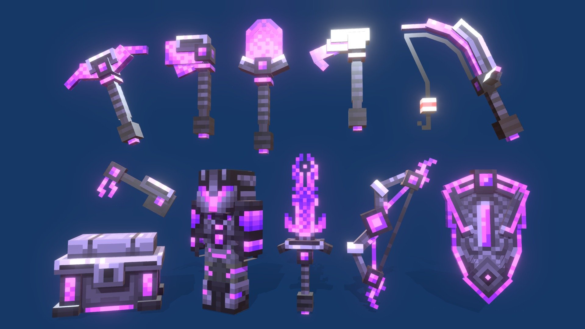 Cyber Set - 3D model by Jeqo [f5b0473] - Sketchfab