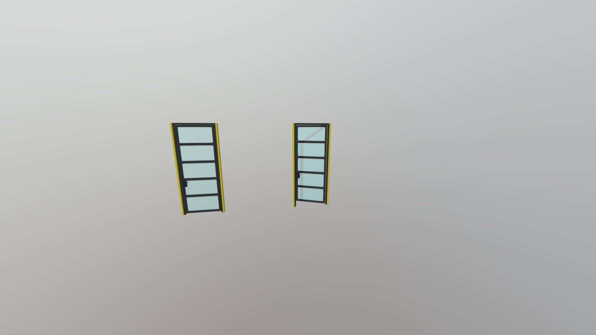 Glass Courtyard Gate MODEL-Modern-Fitzpatrick - 3D model by Zachk ...