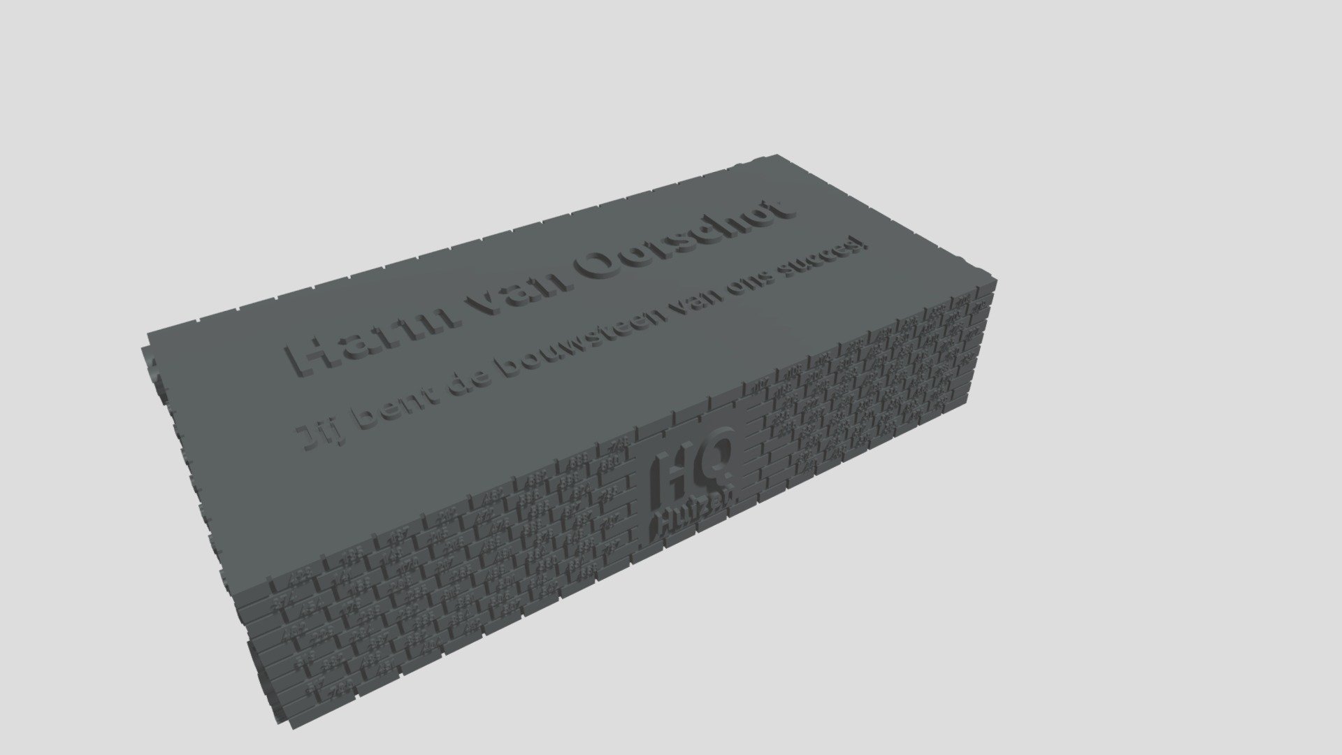 Lidl steen versie 2 - 3D model by ruben.kaper [f5b2258] - Sketchfab