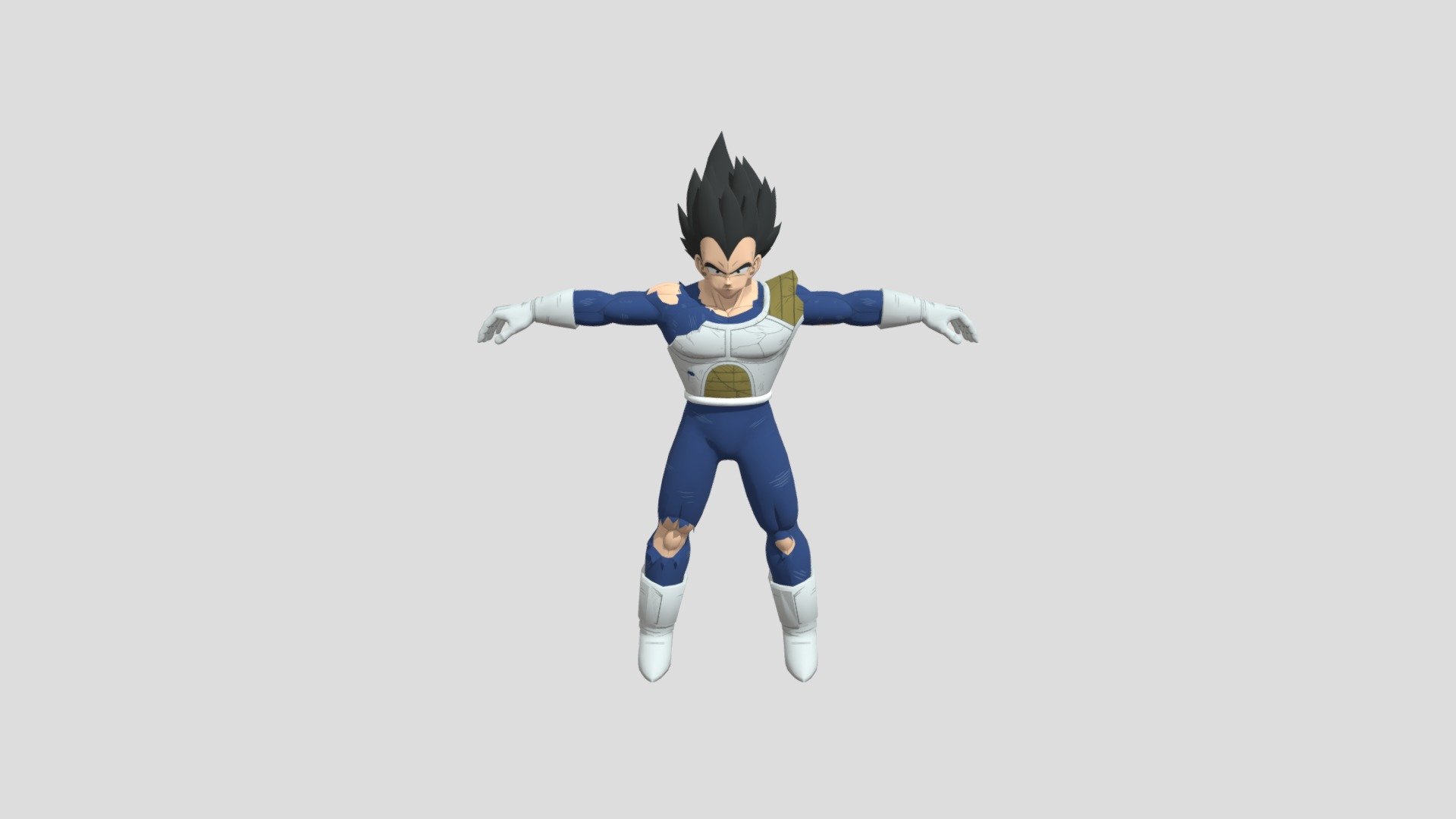 Vegeta - Download Free 3D model by Dbzfan2010 [f5b49c7] - Sketchfab
