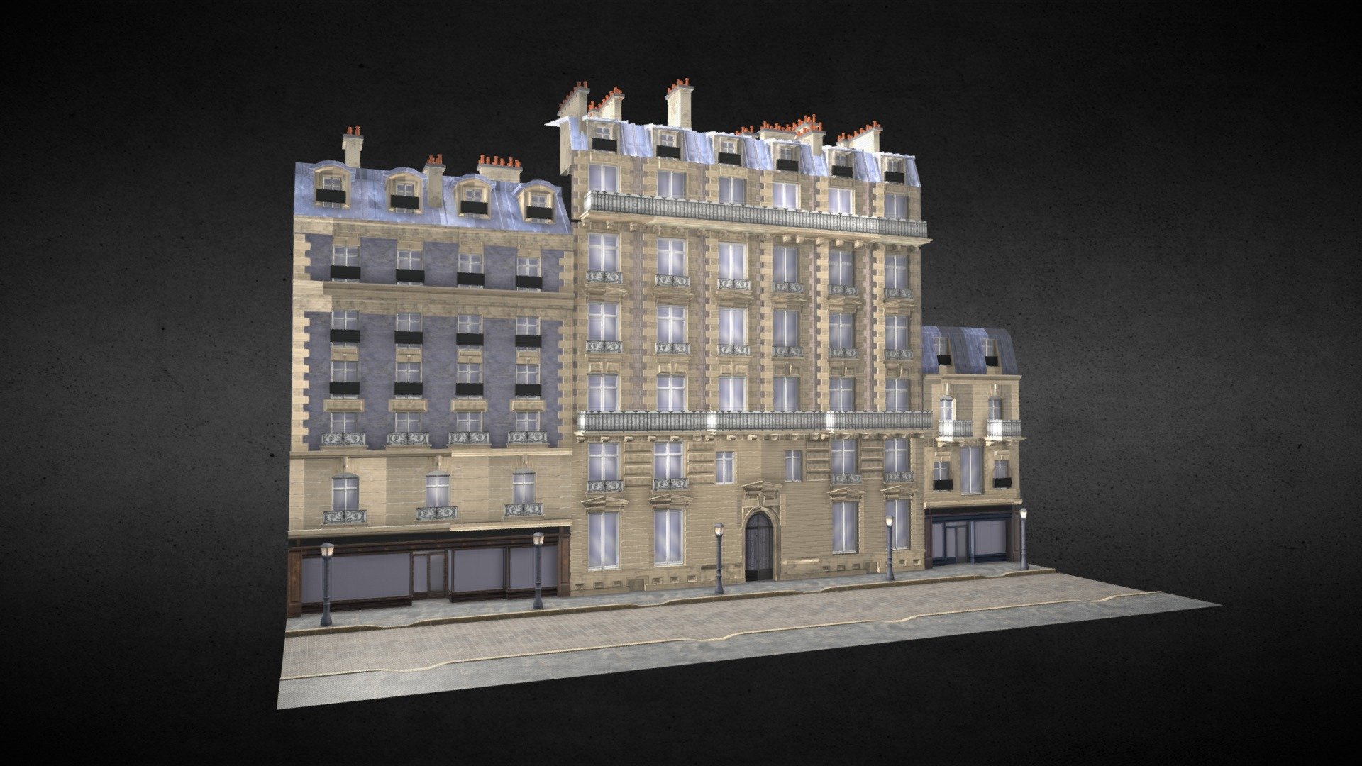 Modular Hausmann Project - 3D model by Nicolas ROLAND (@NicolasROLAND ...
