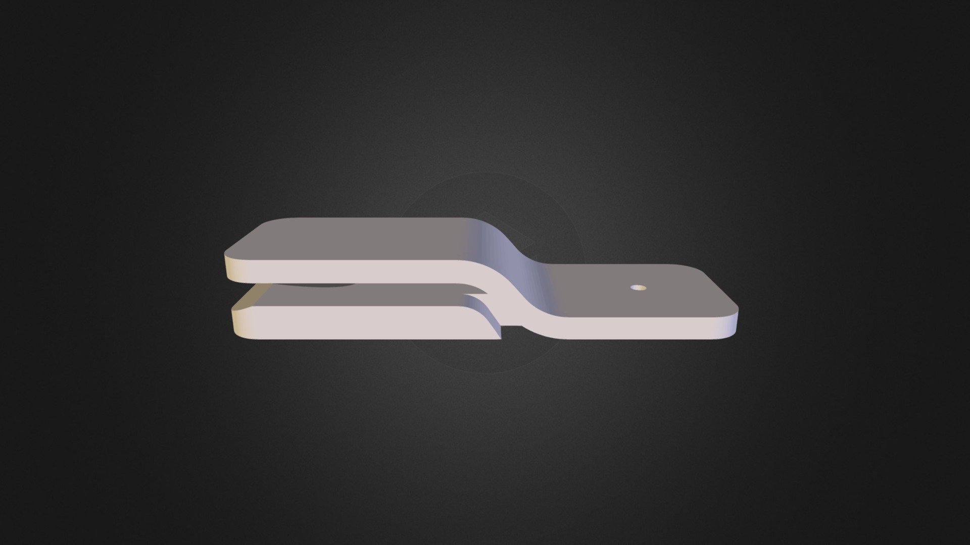 Wall mount paper clip - 3D model by 3dindustries [f5b5274] - Sketchfab