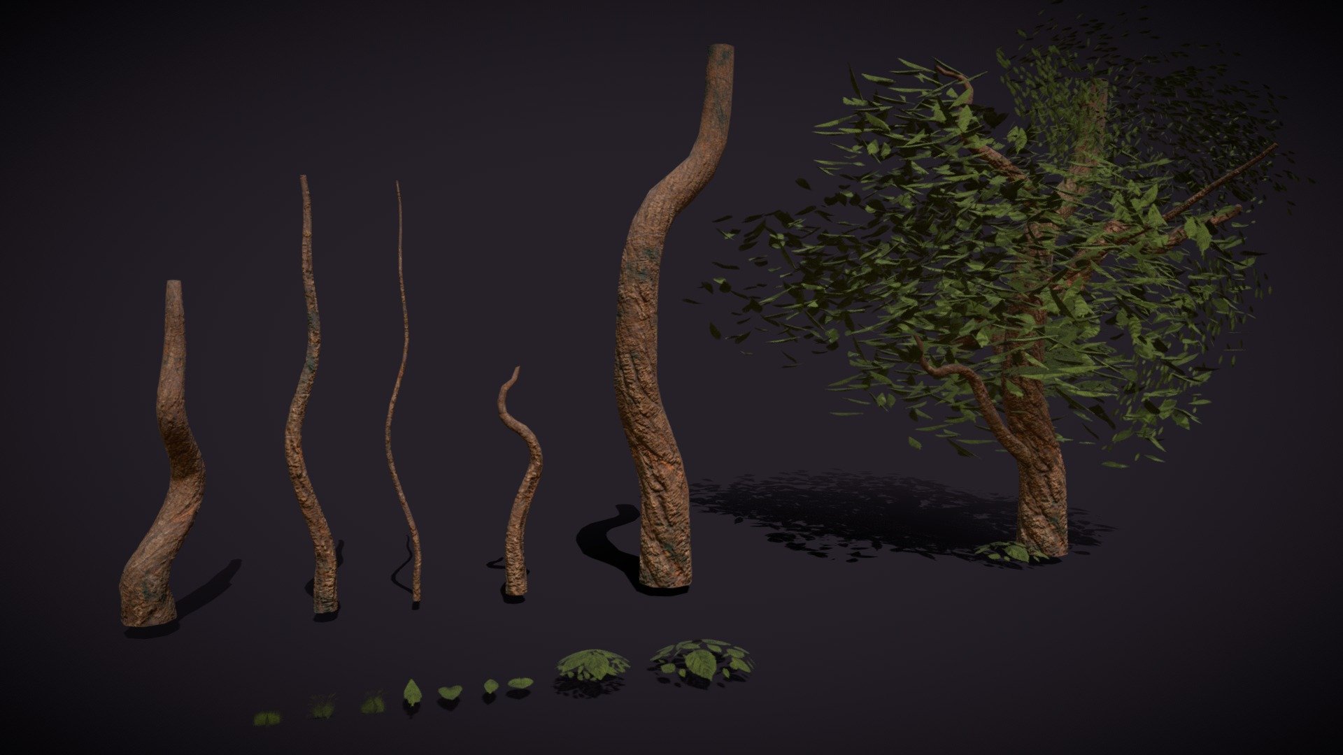 Foliage Modular Models - Download Free 3D model by jyanokye [f5b6a9d ...