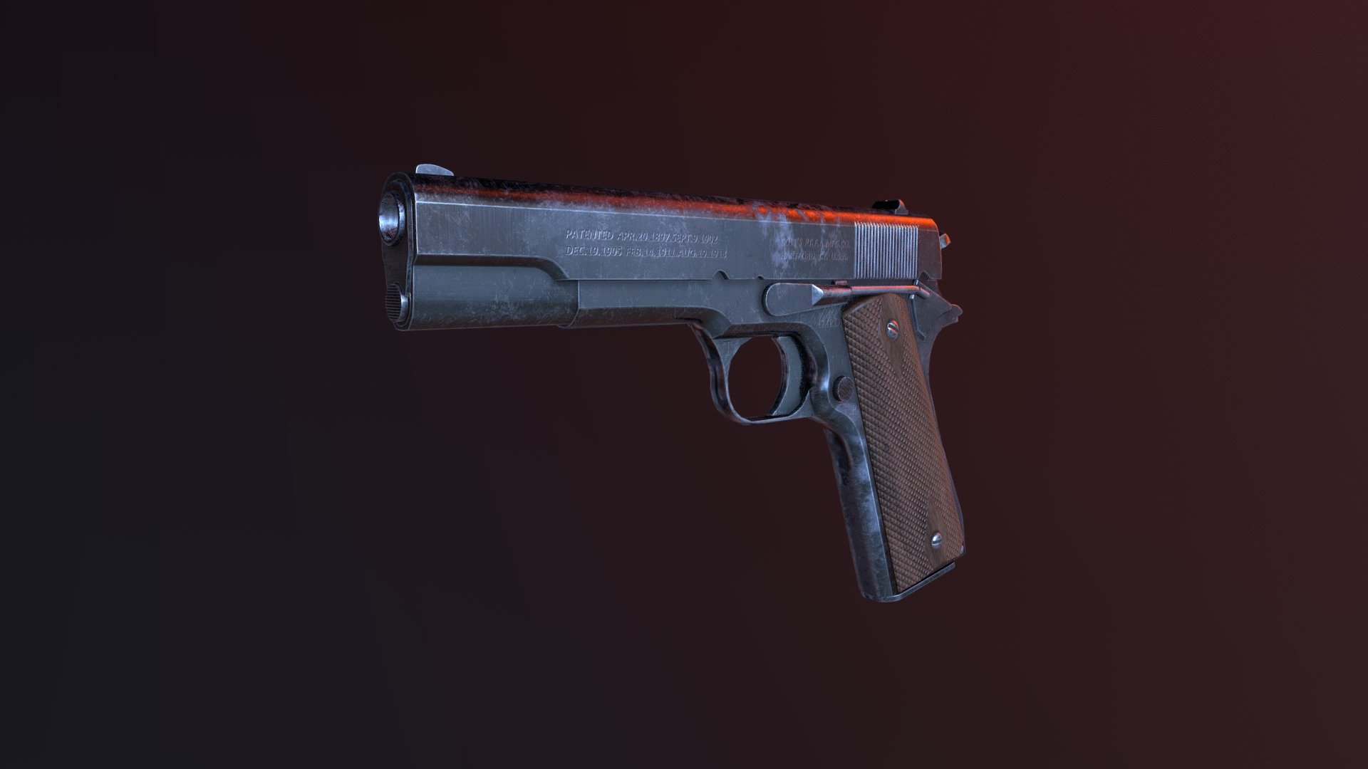 Colt M1911 - Buy Royalty Free 3D model by Serhii Denysenko ...