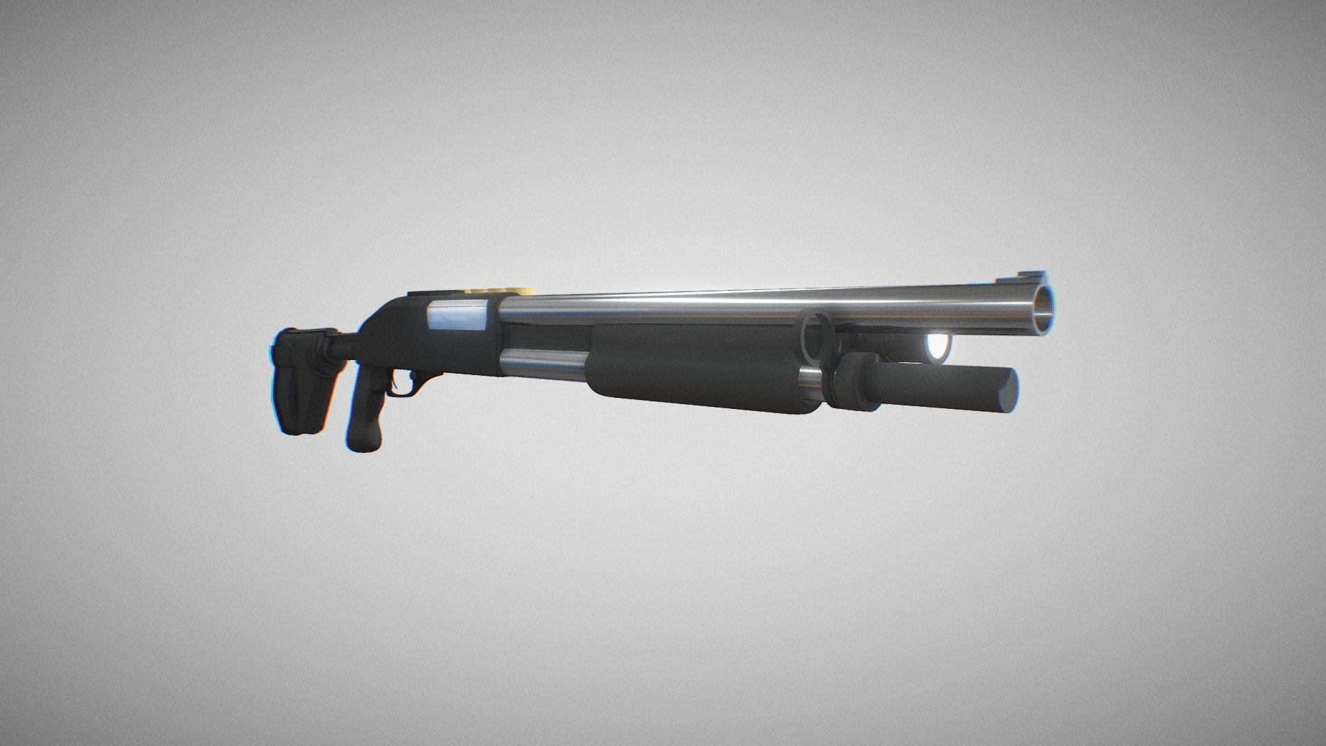 M870 Remington Shotgun - 3D model by Revareth [f5b7446] - Sketchfab
