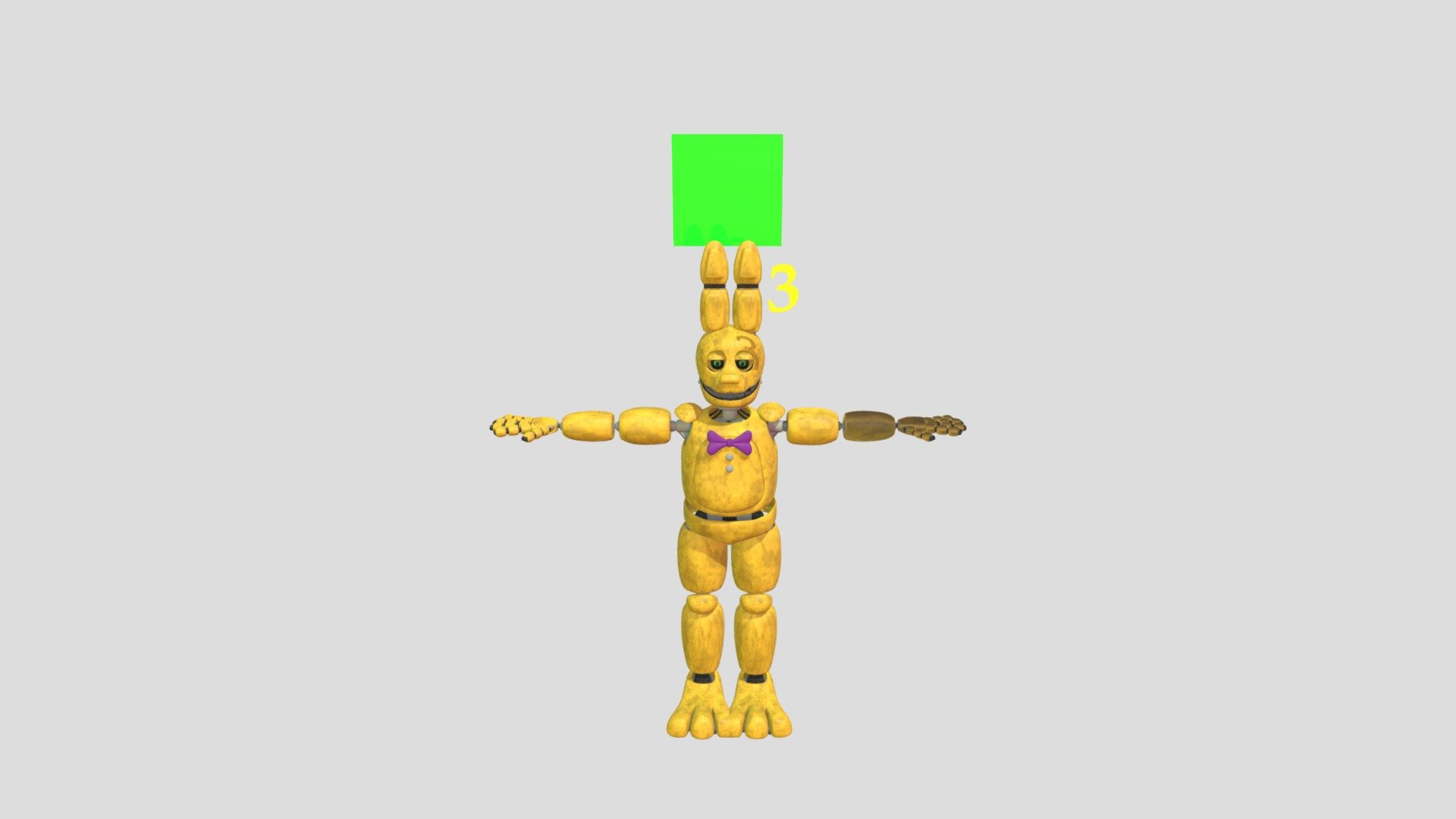 Springbonnie - Download Free 3D model by ahnee223 [f5b824e] - Sketchfab