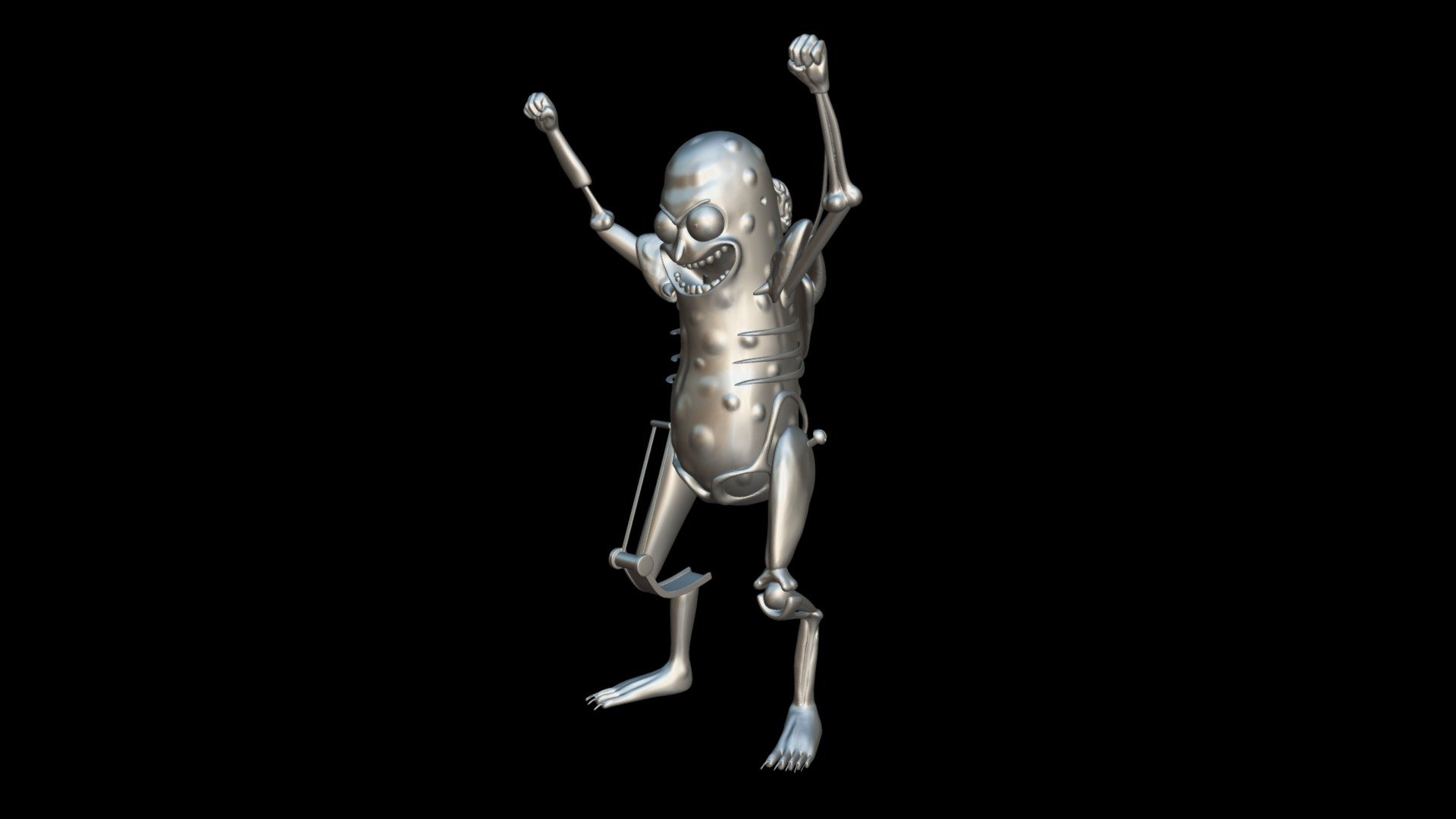Pickle Rick - Not final yet - 3D model by AlbertoVosgerauNeto [f5b8a4e ...