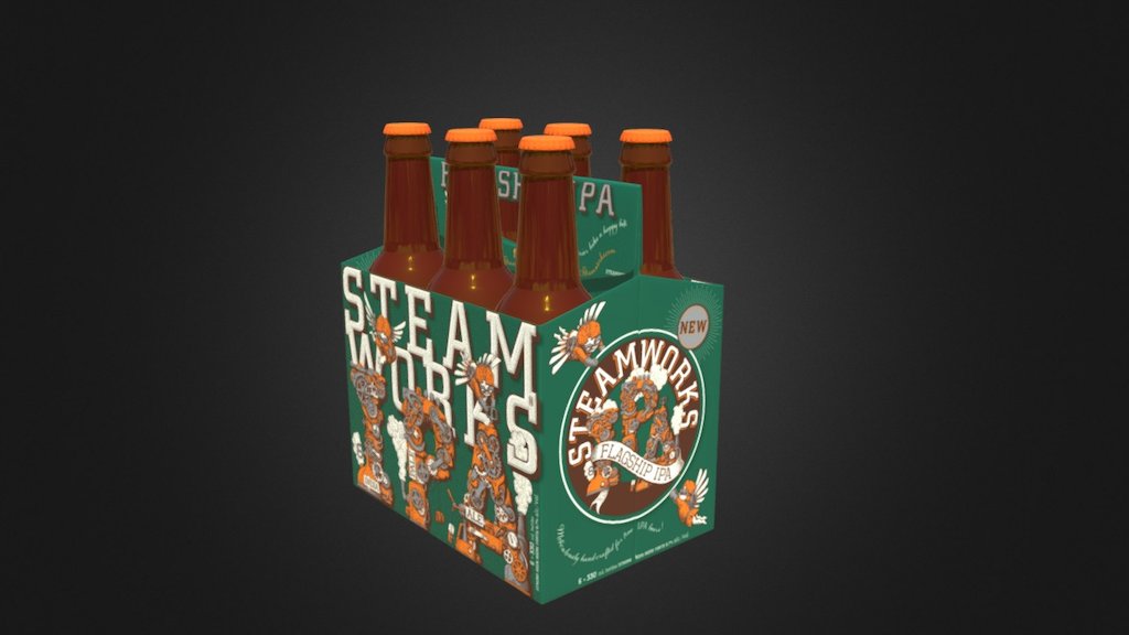 Steamworks Six Pack - 3D model by Outshinery (@niice) [f5b8c53] - Sketchfab