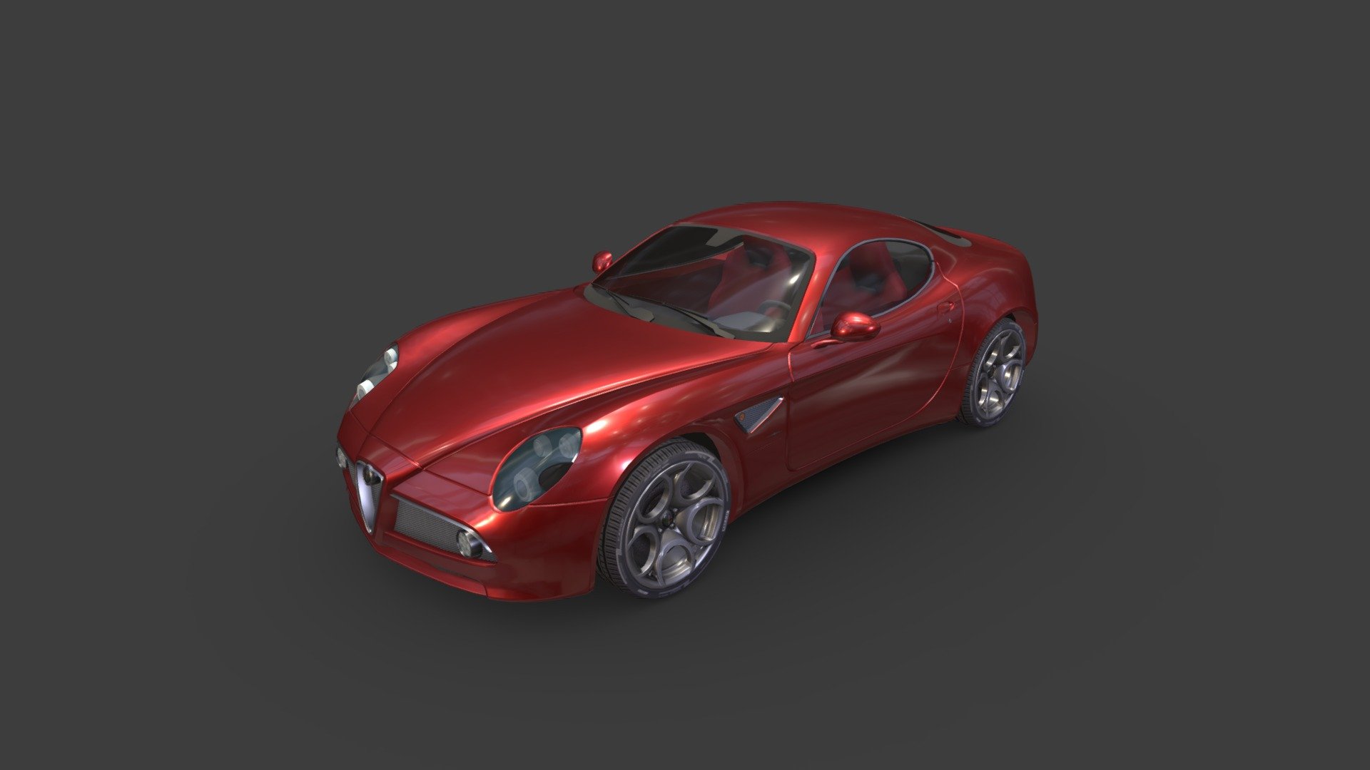 Asphalt 8 Airborne: Alfa Romeo Competizione - 3D model by ...