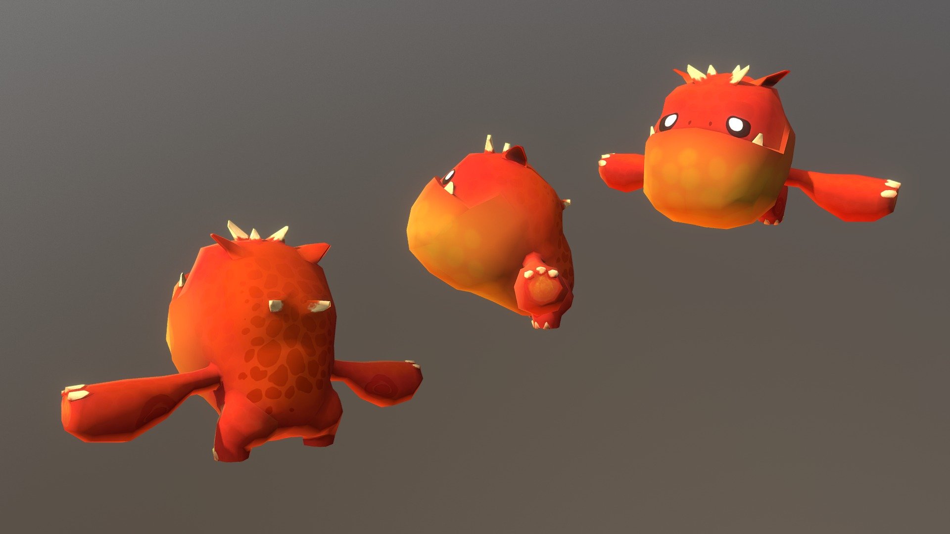 Baby monster - t pose - Download Free 3D model by Pixel-bit [f5bb704 ...