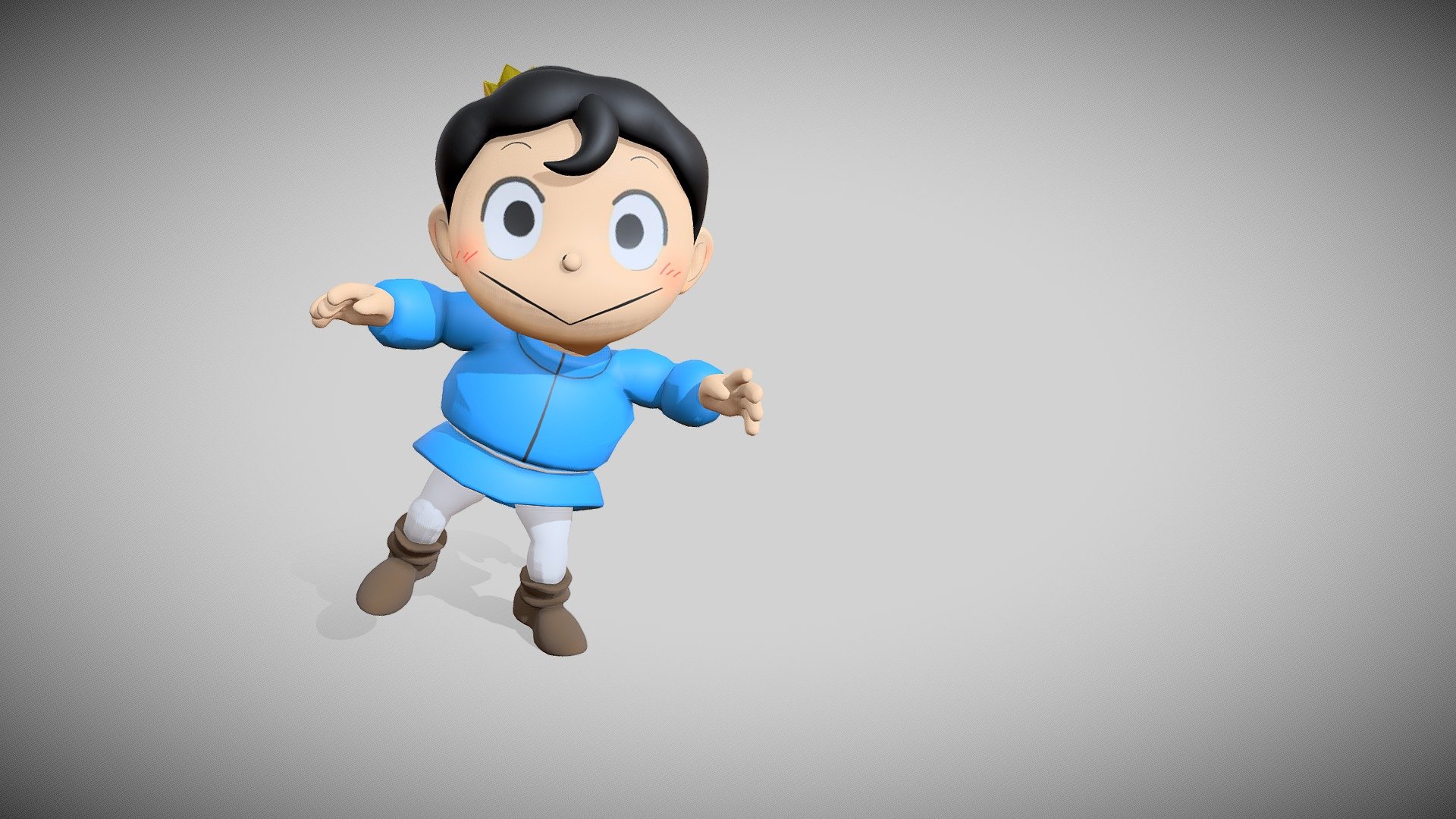 Bojji Dance Dance - 3D model by 超人兔 (@dirt2009) [f5bf234] - Sketchfab