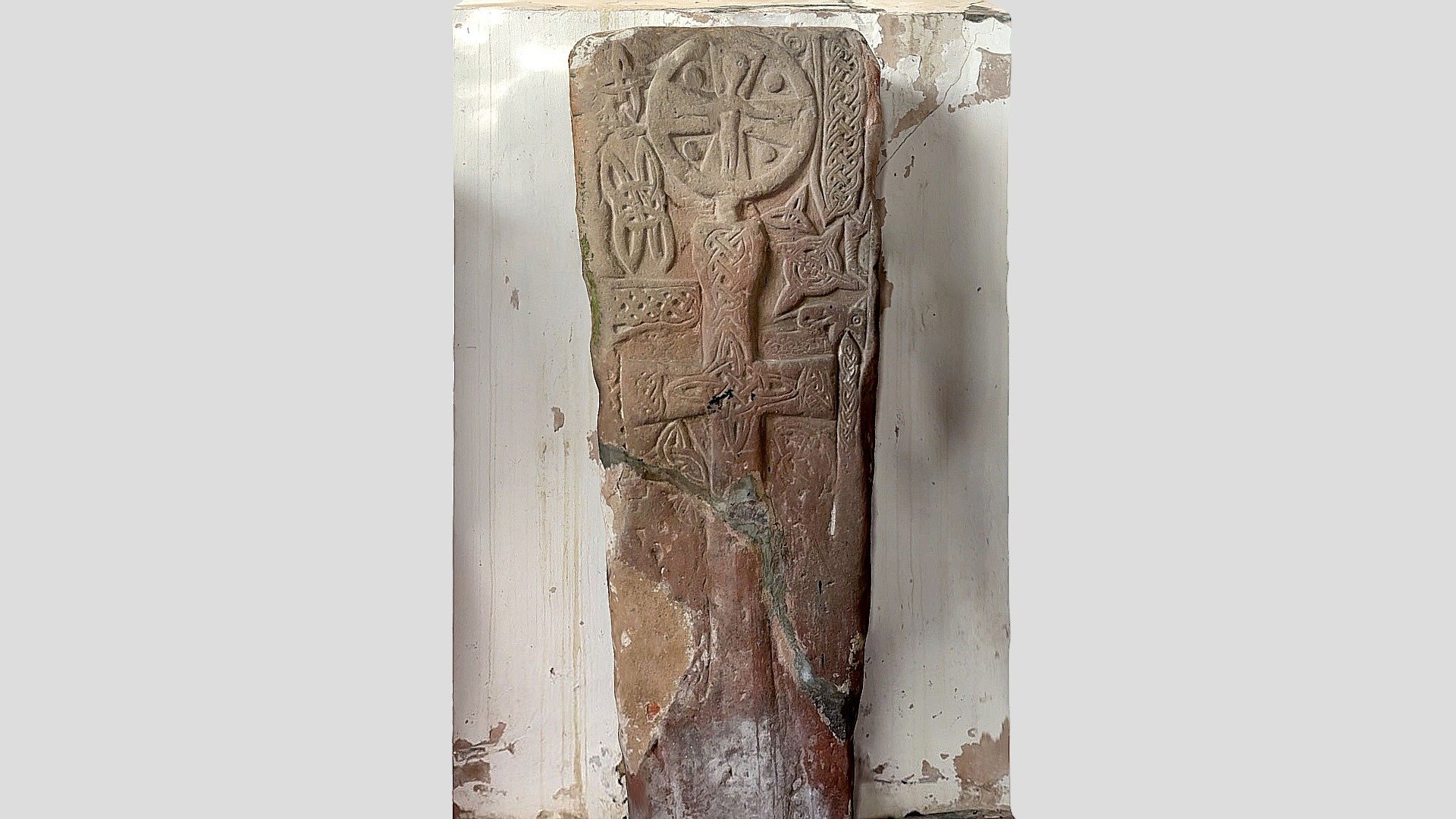Meifod Early Medieval Cross Slab - Download Free 3D model by Mark ...