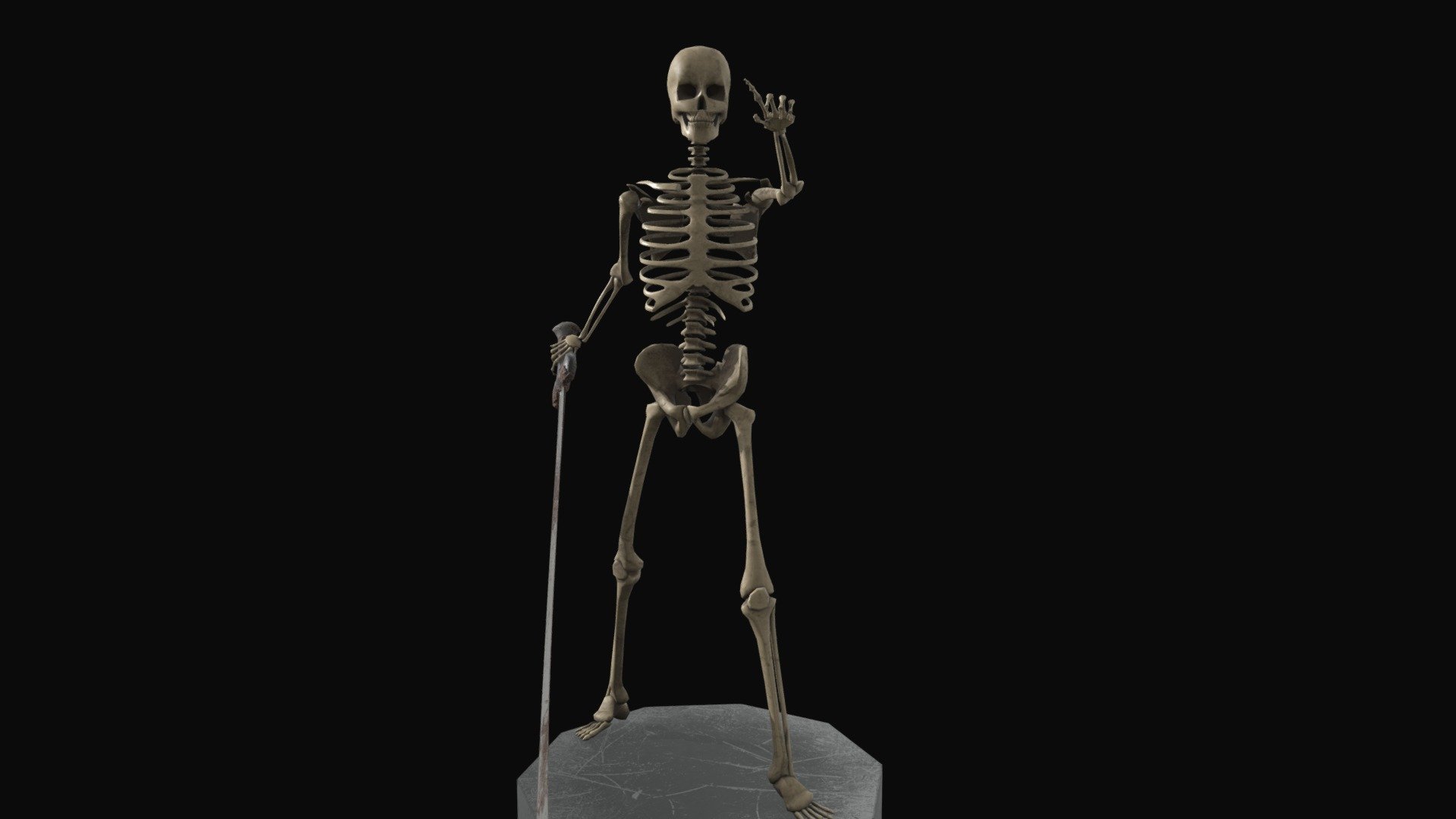 Skeleton Figure - 3D model by StasiChi (@anastasiia.chebukina) [f5c4e26 ...