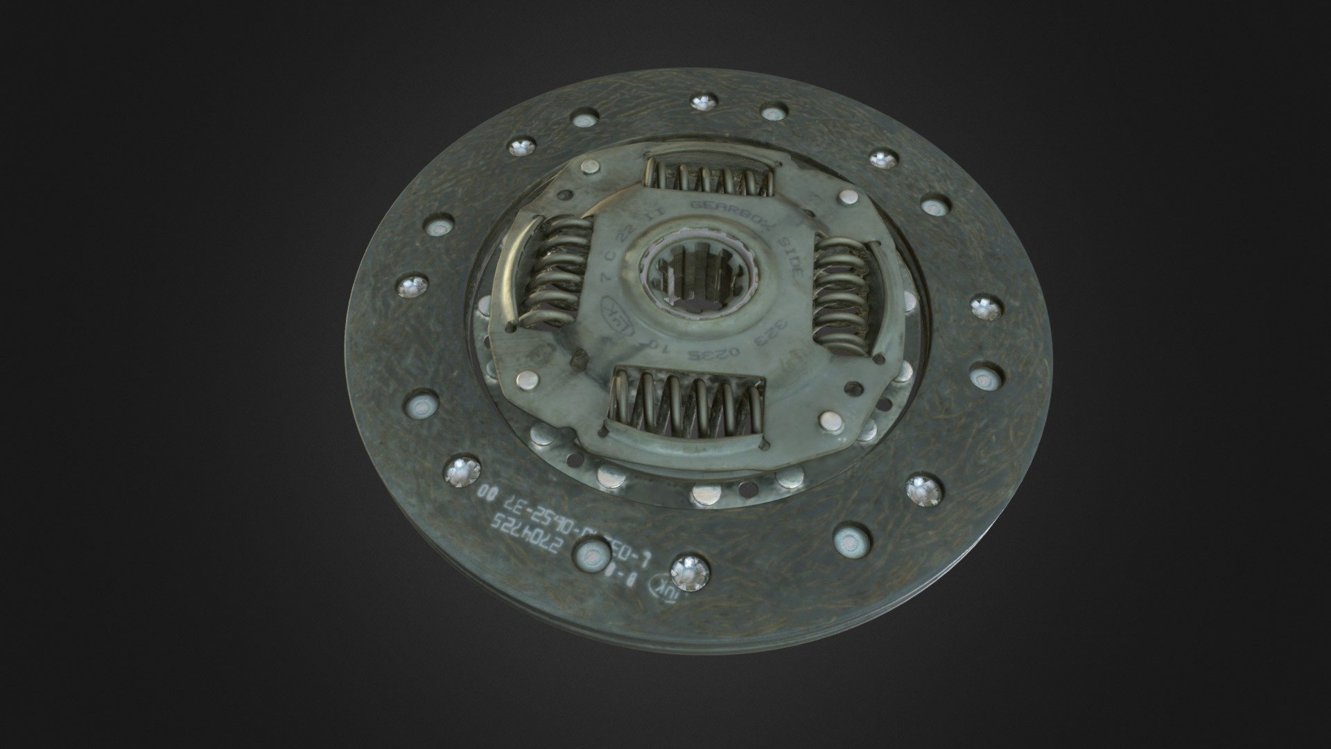 Clutch LUK - Download Free 3D model by SCANIMAT [f5c6a1d] - Sketchfab