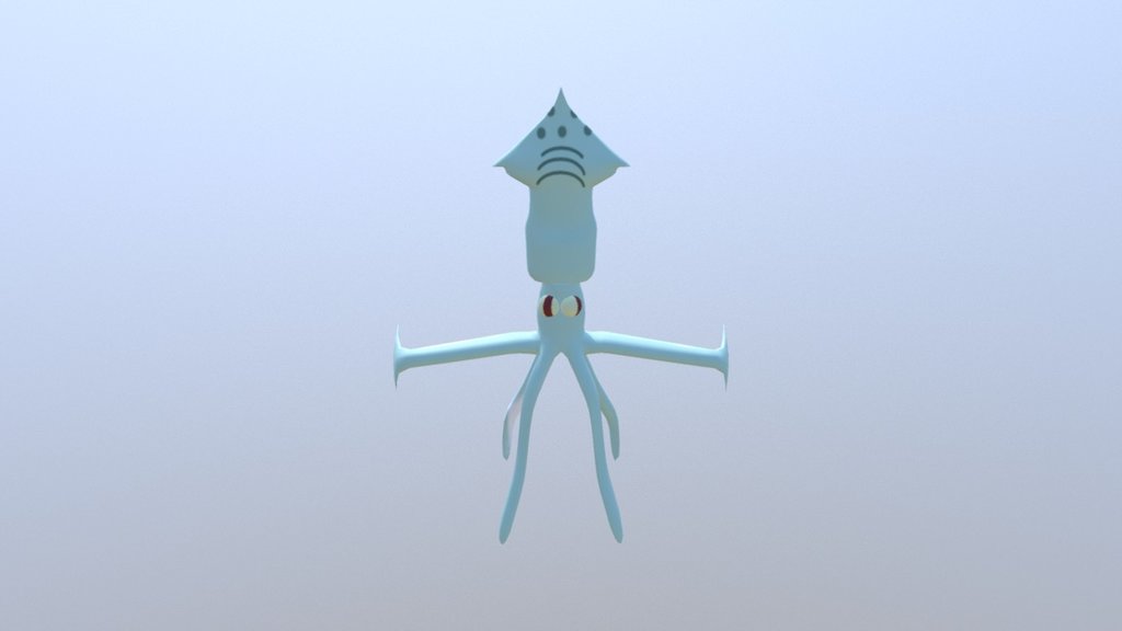 Squid - 3D model by dylanburke [f5c79d4] - Sketchfab