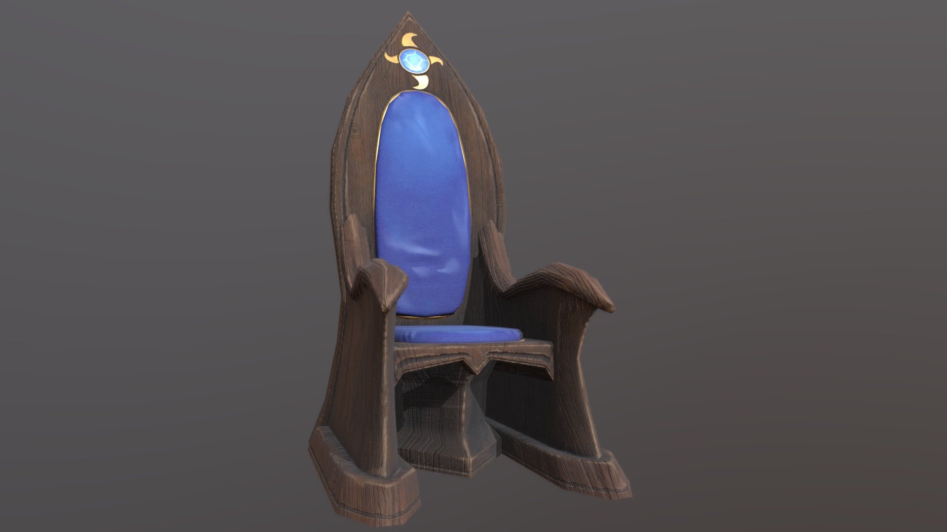 Trône - 3D model by anais_c [f5c9452] - Sketchfab