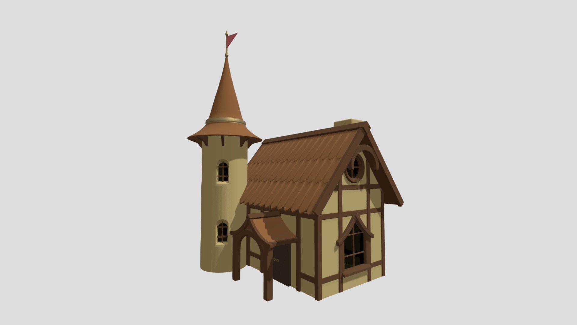 Medieval House - 3D model by EmelieHassel [f5ca152] - Sketchfab