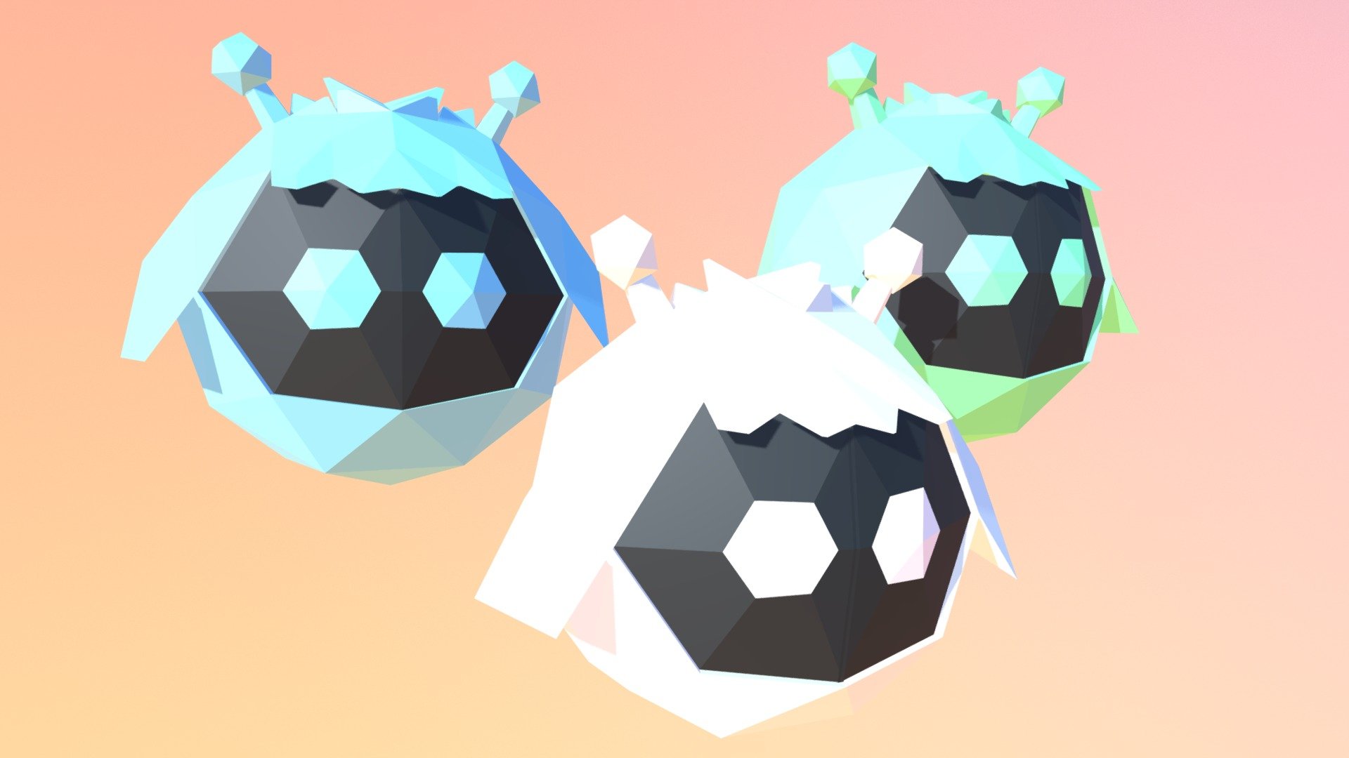 Character head Low Poly - 3D model by Abdell (@rai7luxhom) [f5ca9aa ...