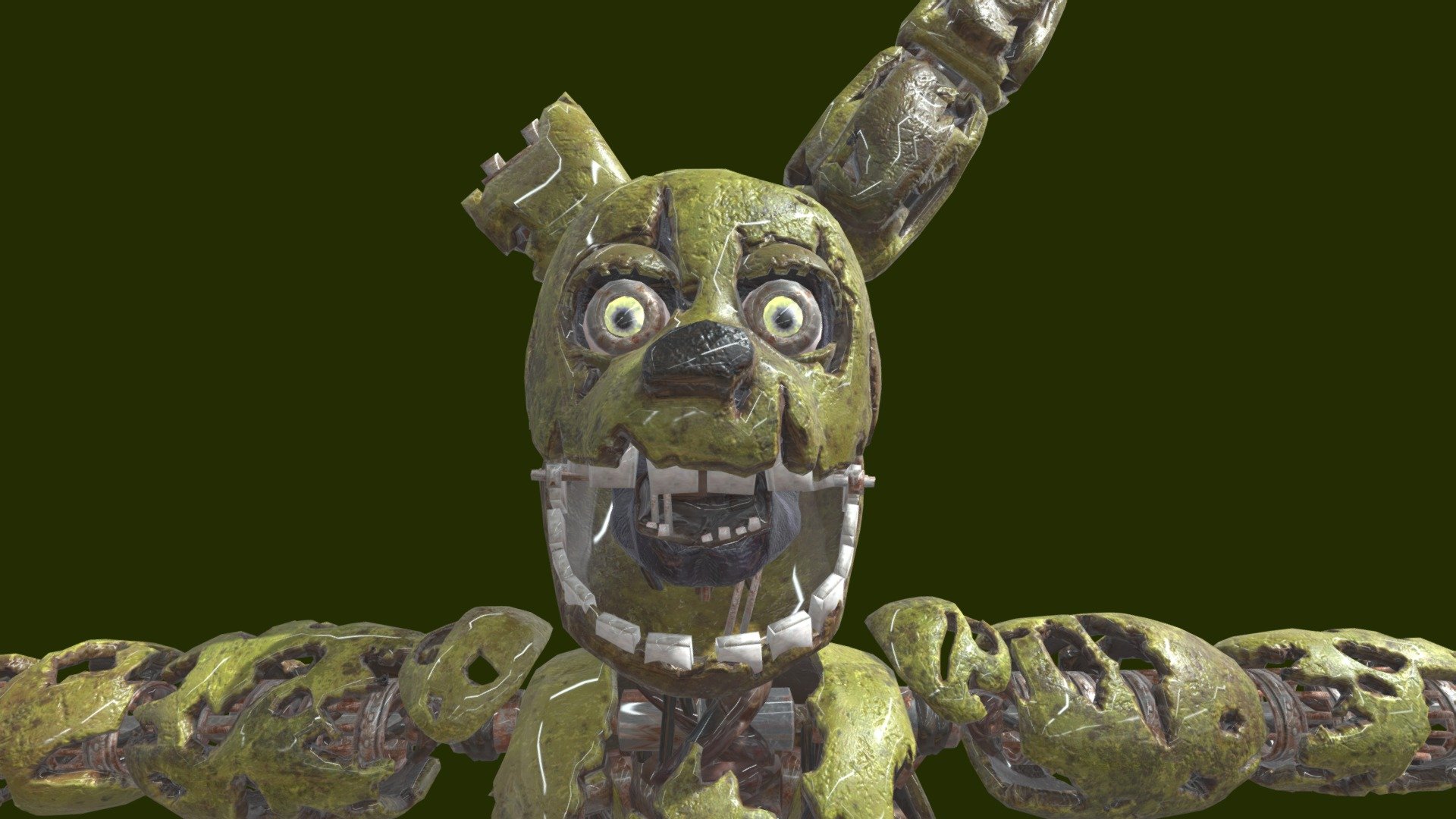 Springtrap - Download Free 3D model by RockoFoxy [f5caf13] - Sketchfab
