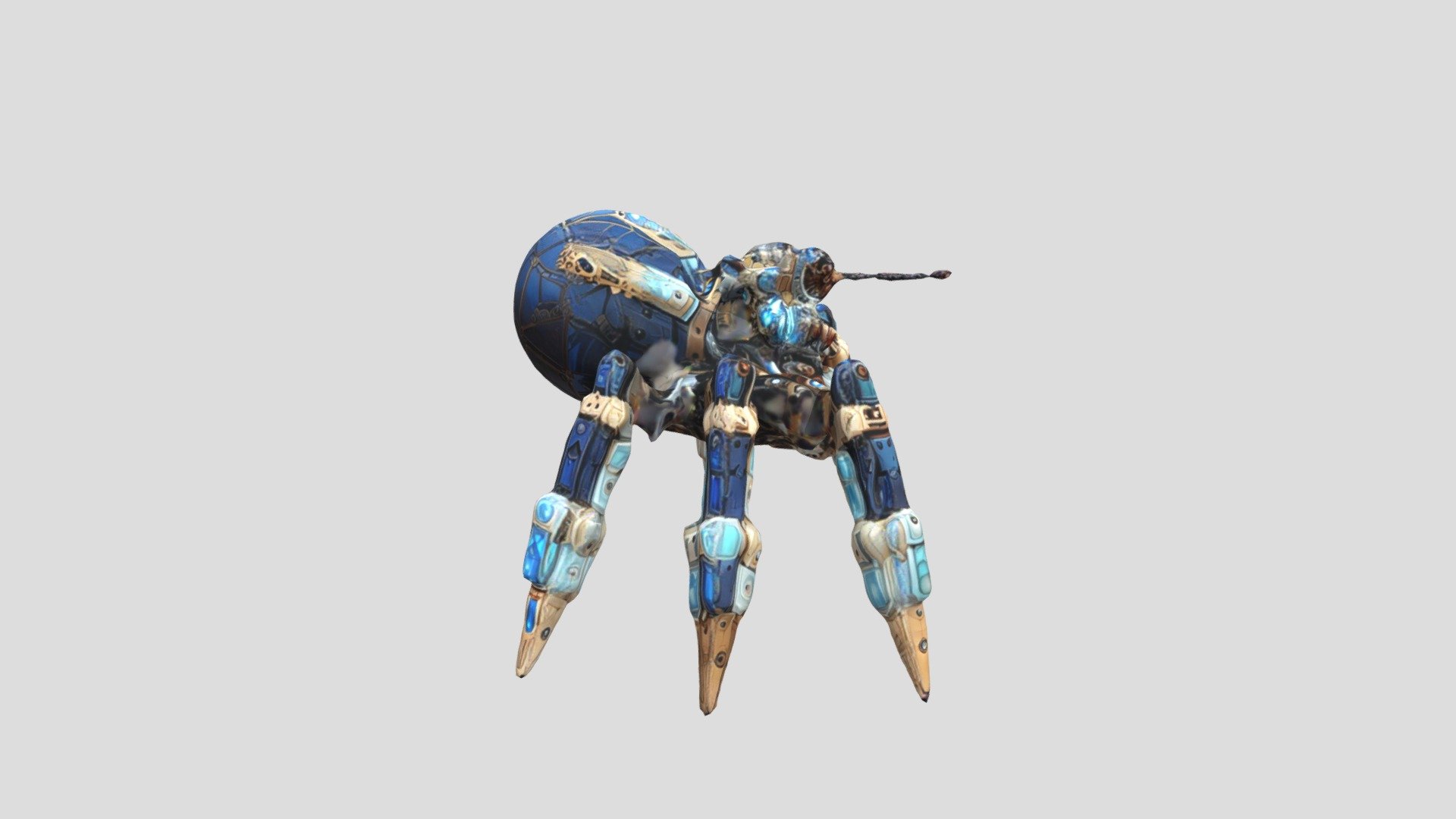 Mecha_spider - Download Free 3D model by BabaKlavo [f5cbae5] - Sketchfab
