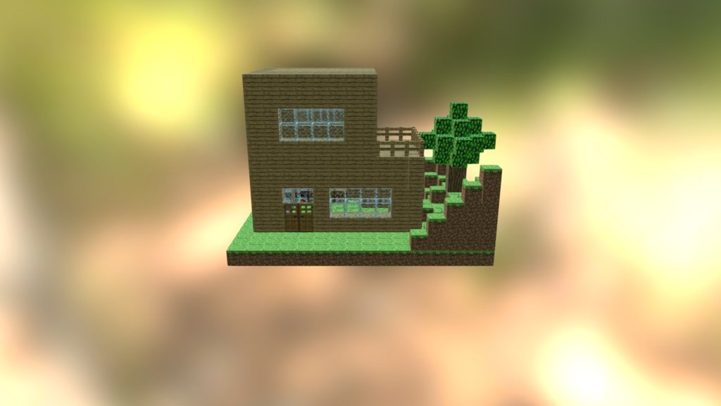 Minecraft - 3D model by AmbervanderMeulen [f5cc27d] - Sketchfab