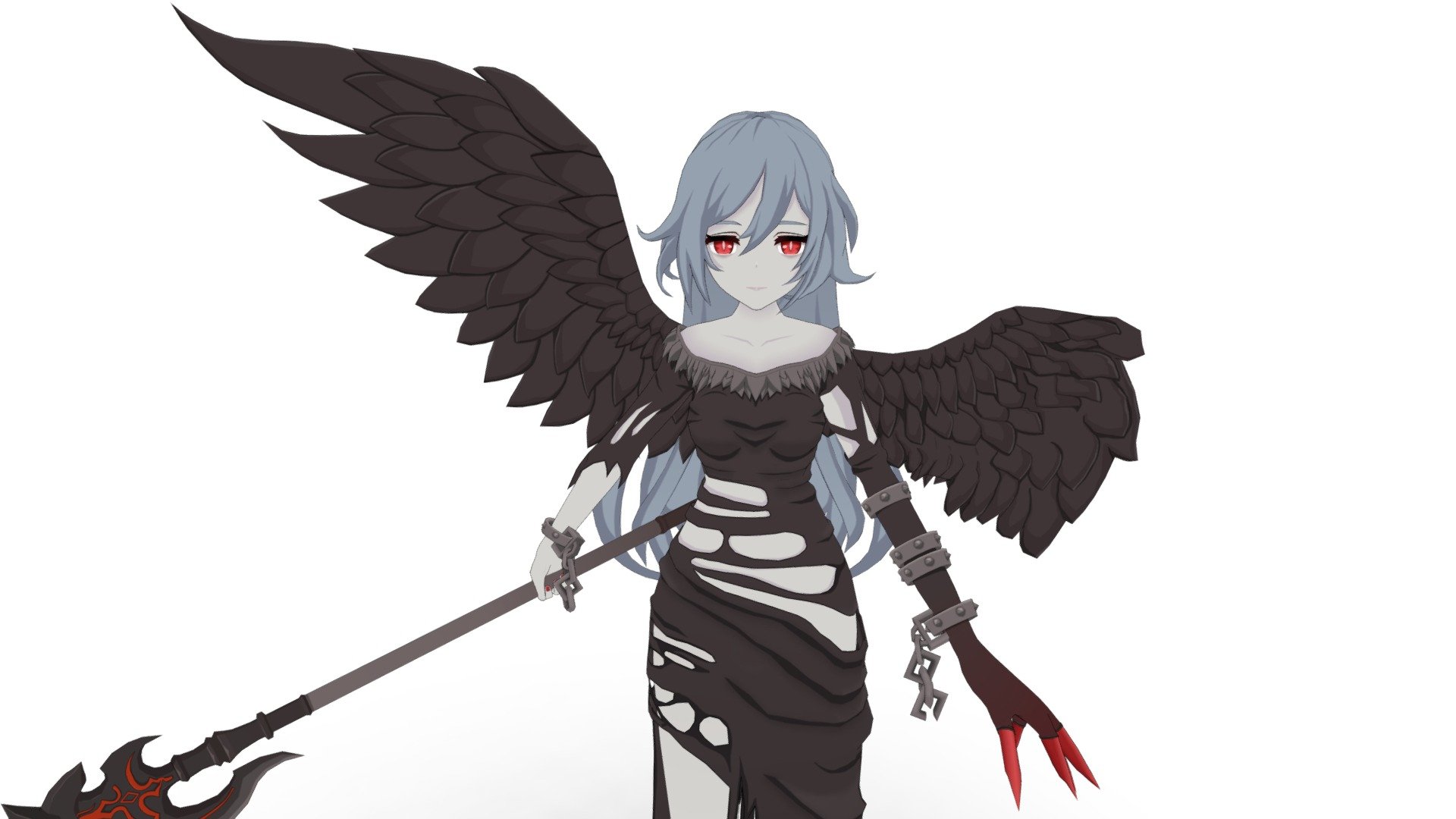 Fallen Angel - 3D model by Rezapp [f5cdcd1] - Sketchfab