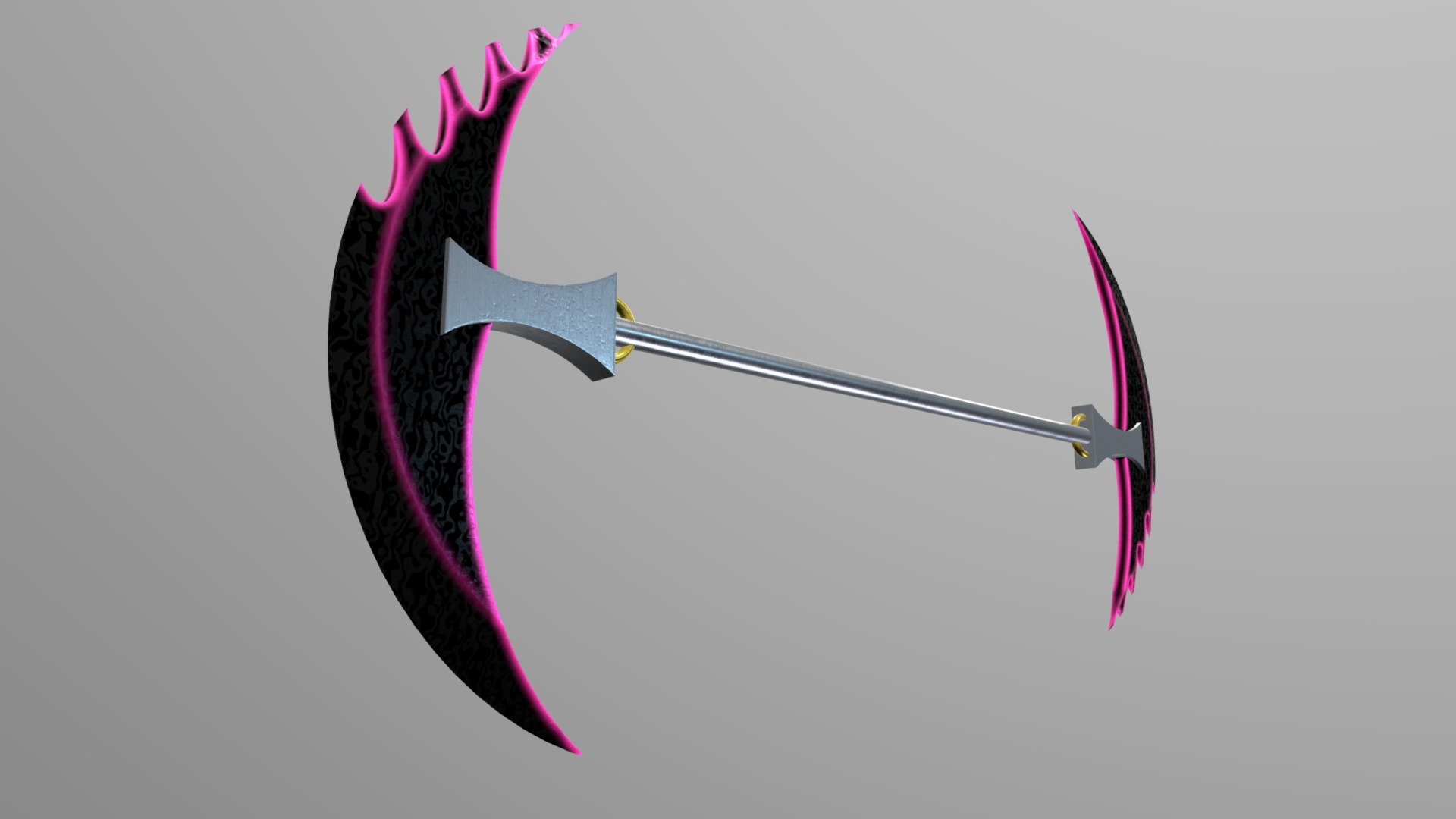 Crescent Duo-Halberd - 3D model by KodaWowo [f5ced64] - Sketchfab