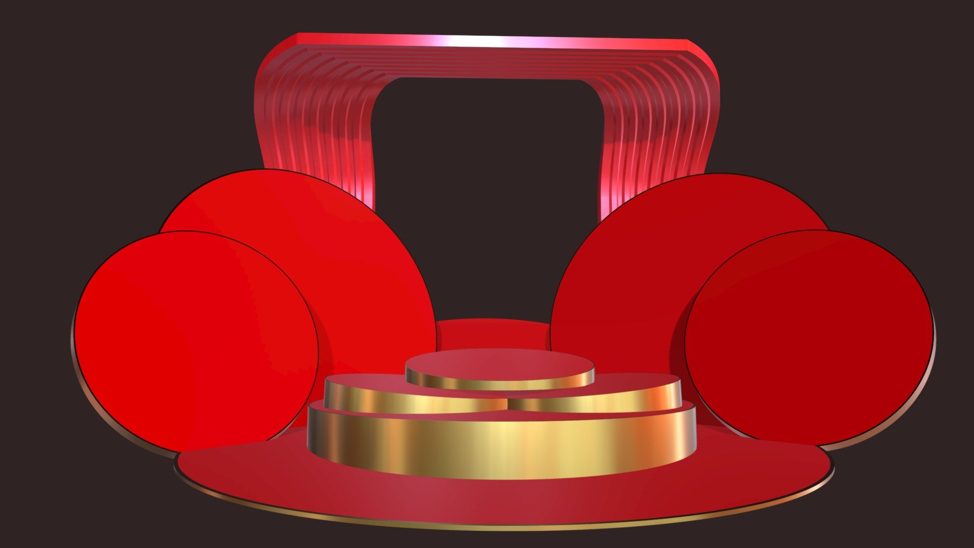 PODIUM ART_NO 4 - Download Free 3D model by DTA DESIGN STUDIO ...