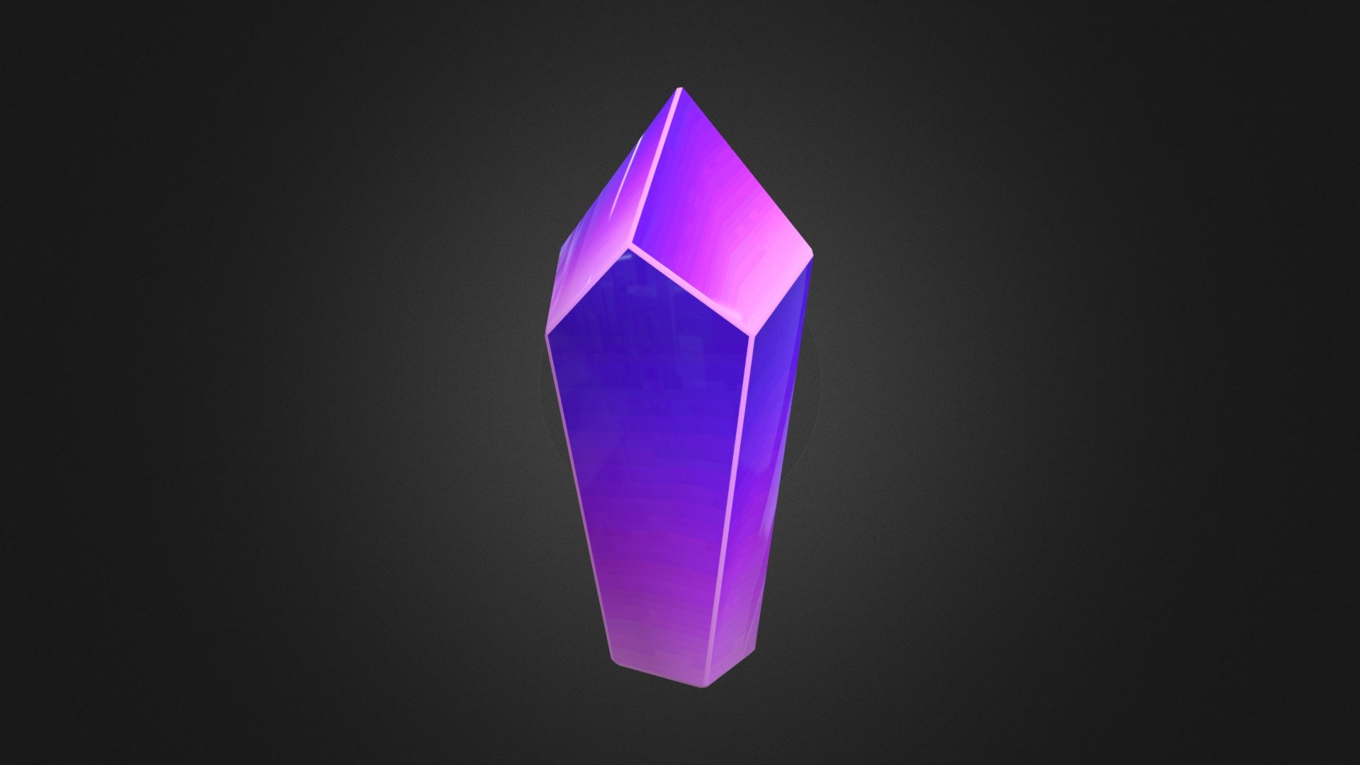 Purple Crystal - Download Free 3D model by Poyo20 (@poyo20) [f5cffa0 ...