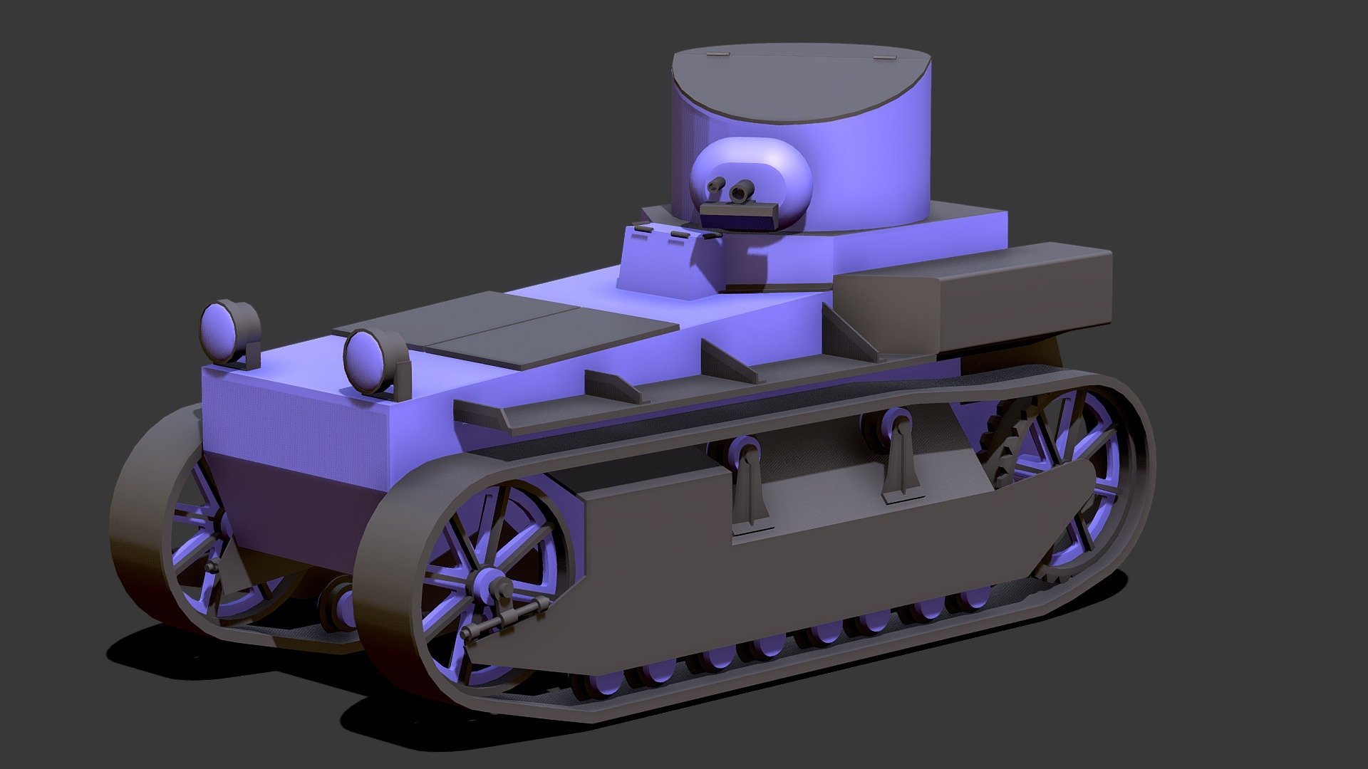 T1 Cunningham - 3D model by L.u.X [f5d098d] - Sketchfab