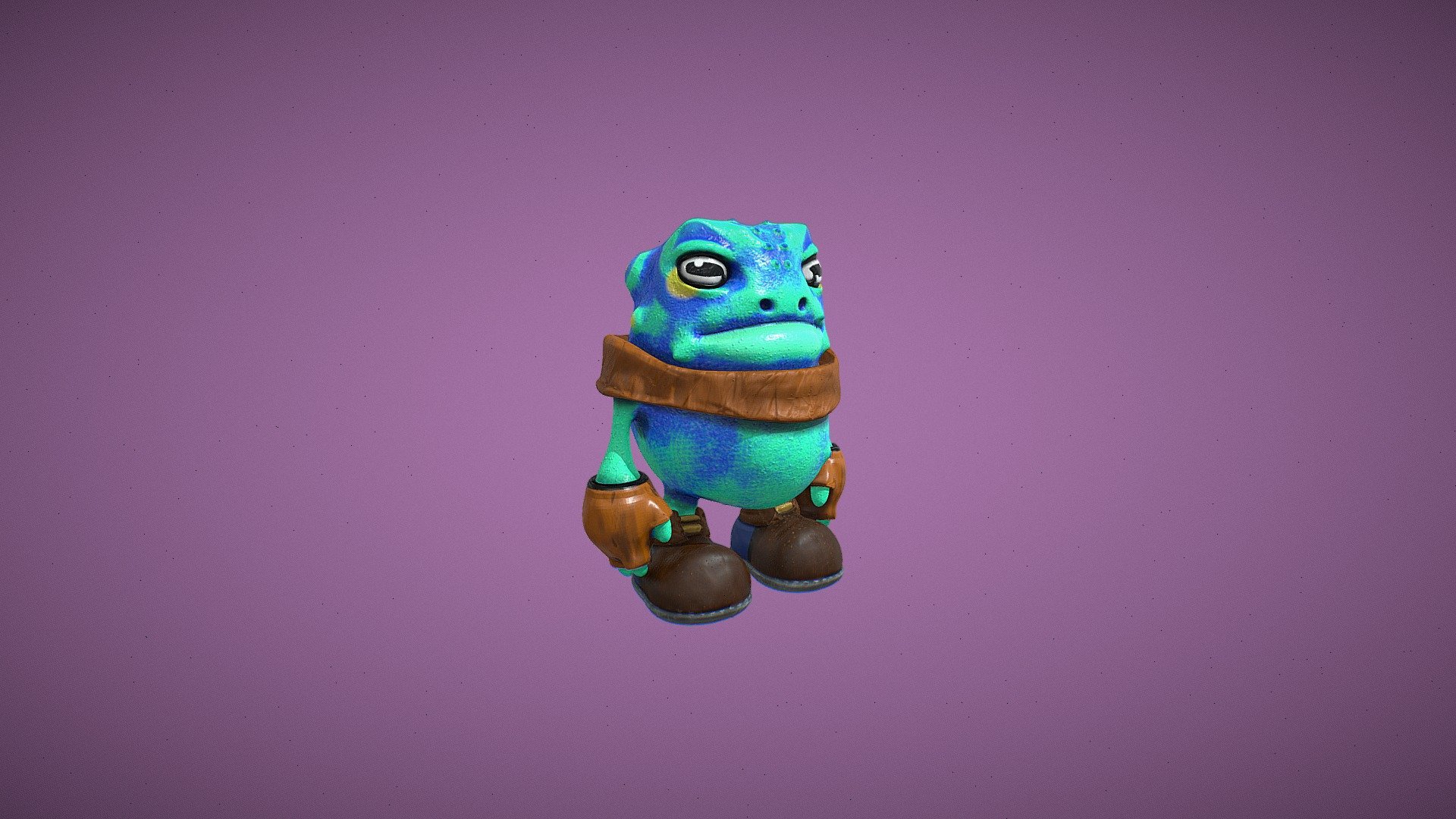 Frog Fighter - 3D model by alvalentina1611 [f5d1487] - Sketchfab