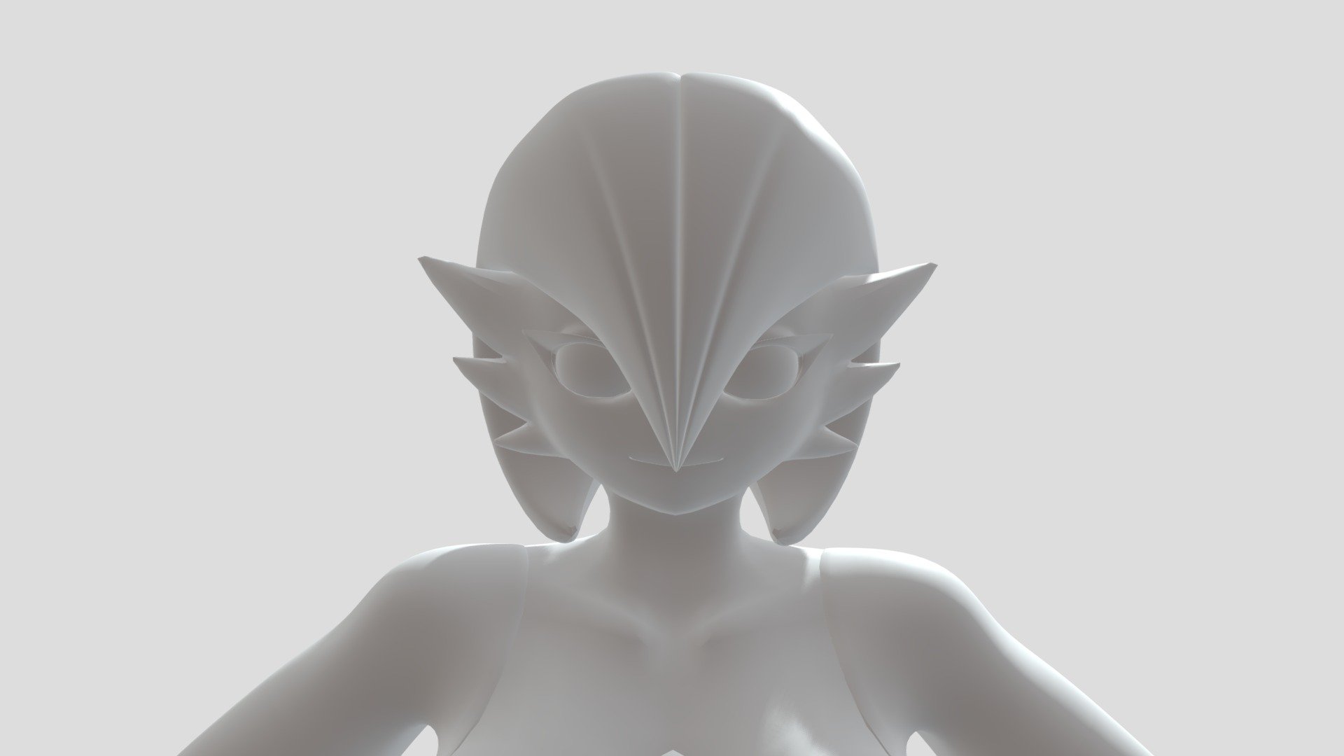 Gardevoir (Textureless) - Download Free 3D model by Fairman3D ...