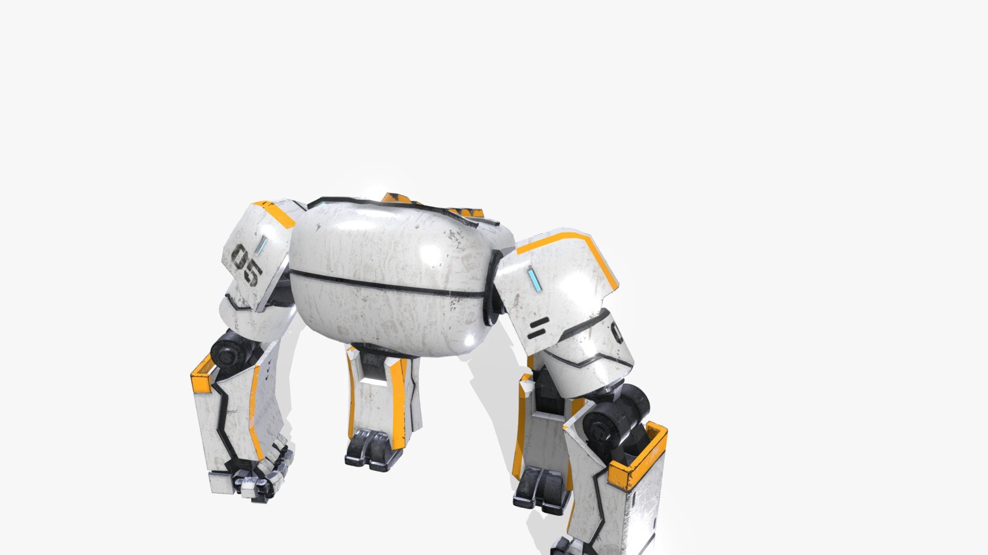YUJIN ROBOT - 3D model by Egor Liashchuk (@egorliashchuk) [f5d504b ...