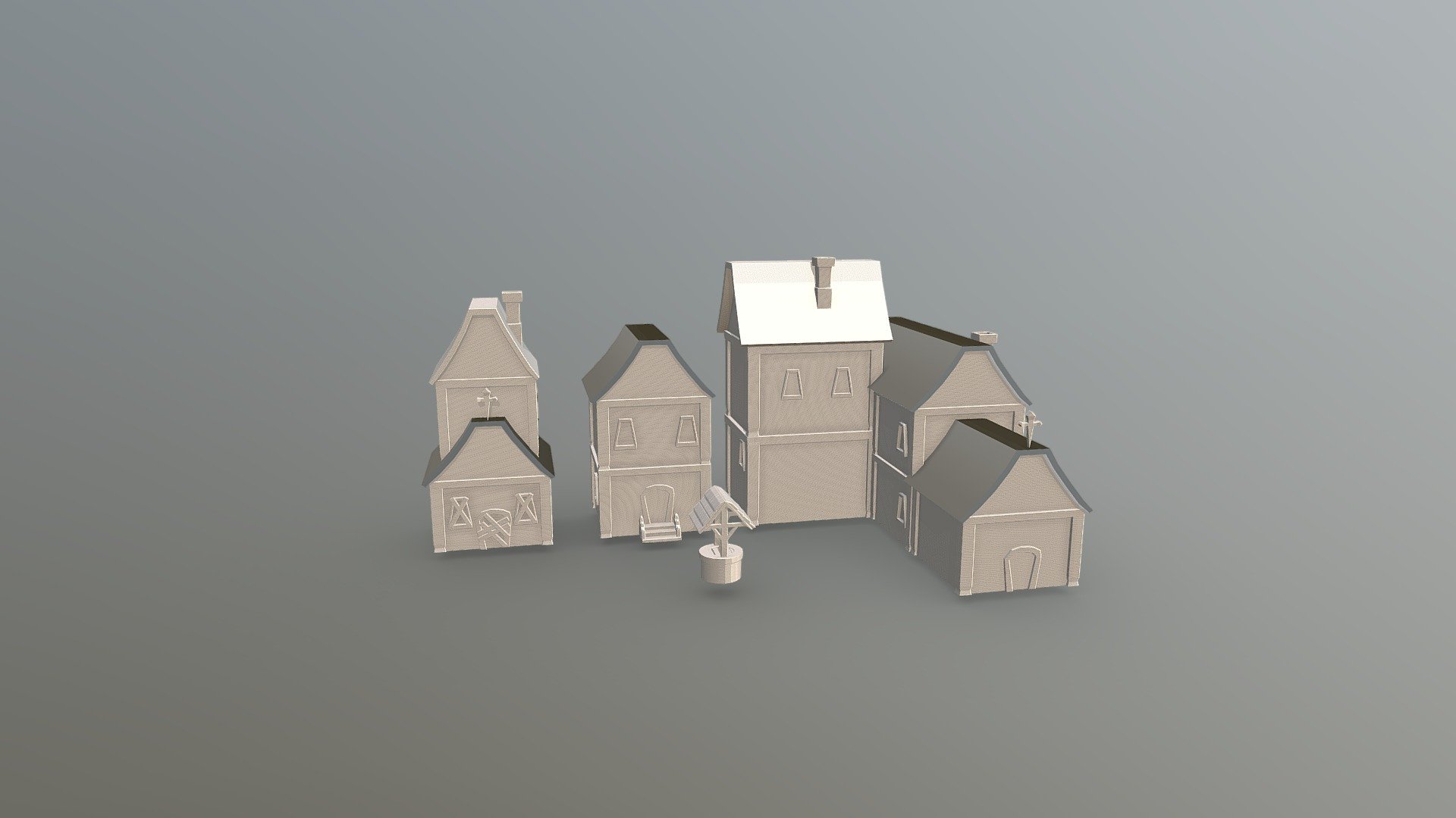 Casas - 3D model by SofiaVazquez [f5d75d9] - Sketchfab