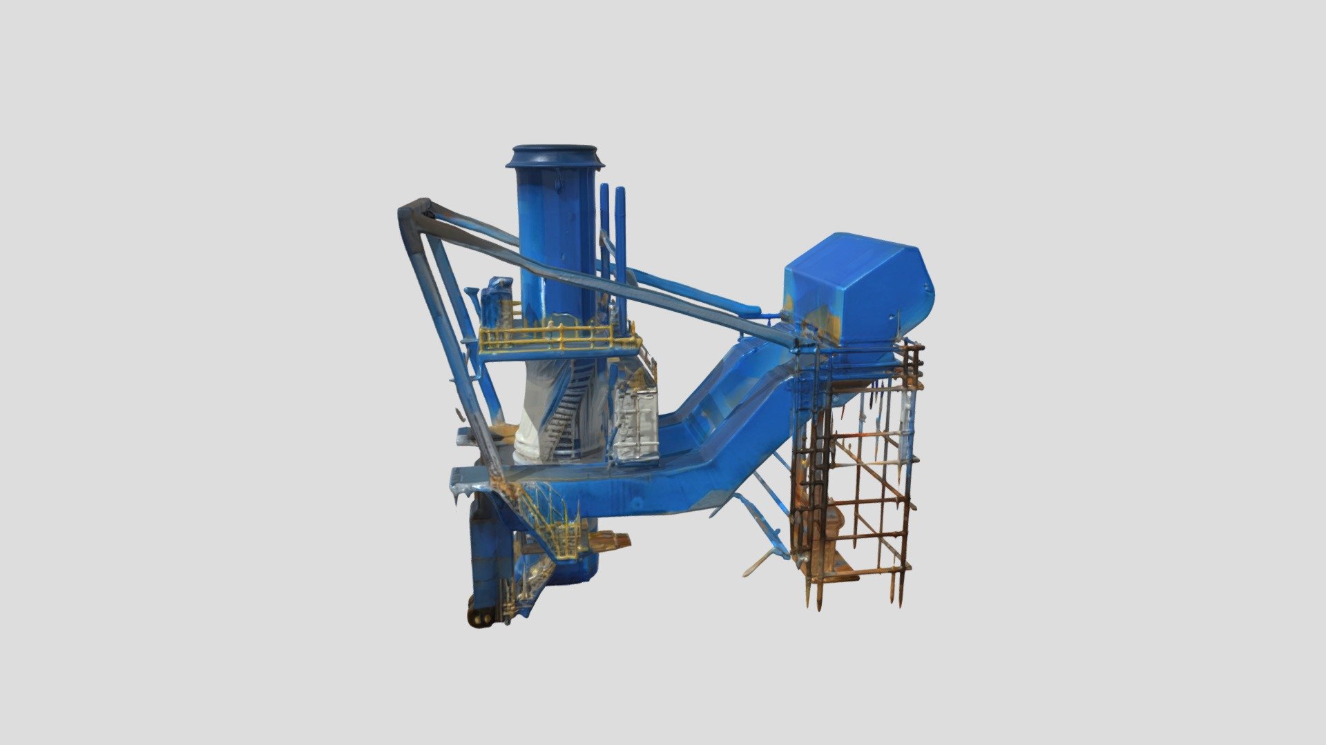 Circular Stacker Reclaimer - 3D model by hak.35158 [f5d81c1] - Sketchfab