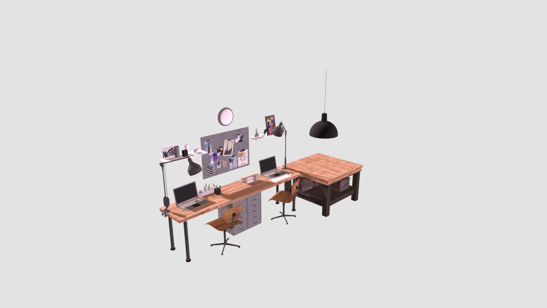workdesk - Buy Royalty Free 3D model by Evermotion [f5d8675 ...
