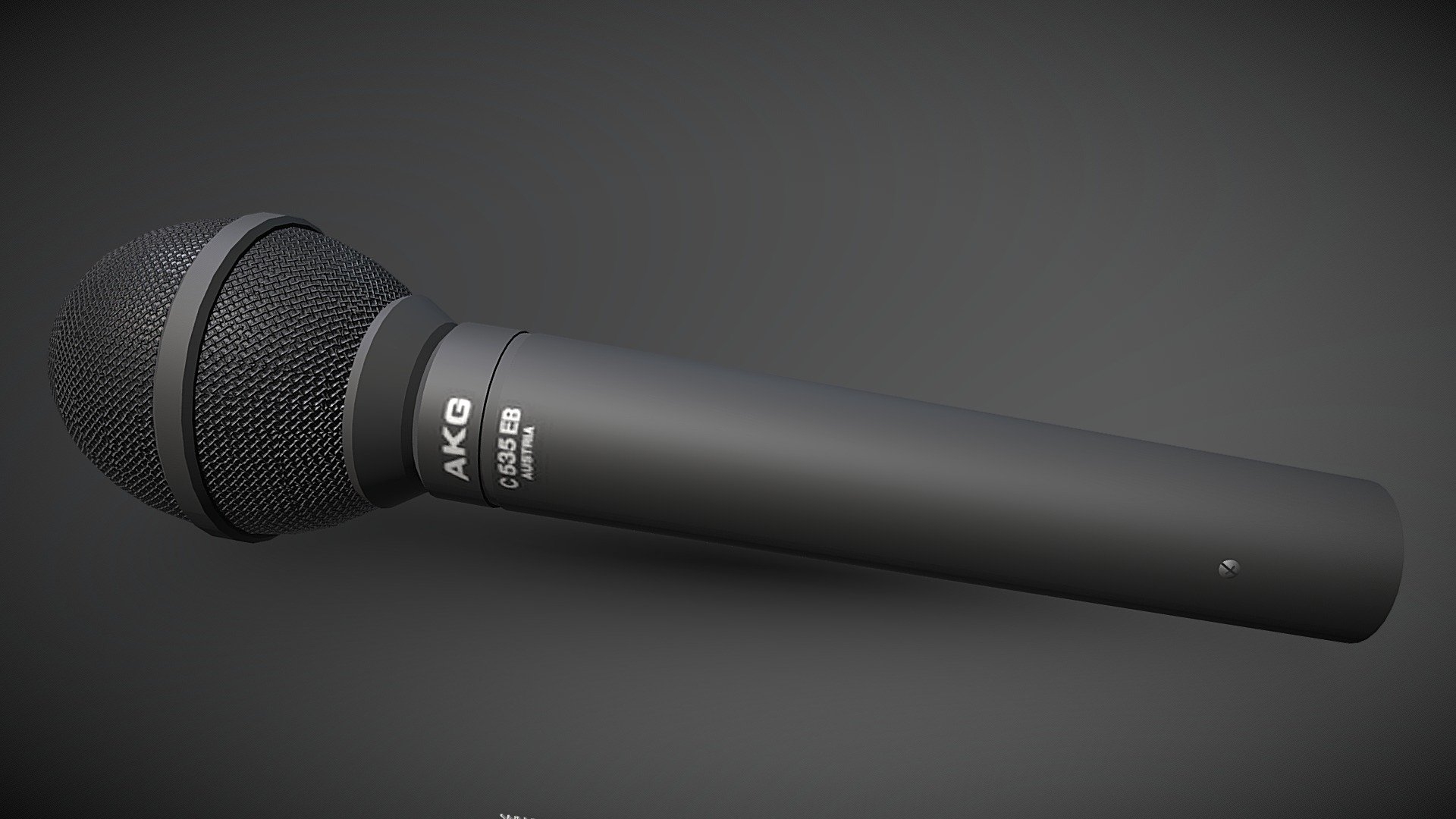 AKG C-535-EB Vocalist Microphone - 3D model by Rusted Moon (@rusted ...
