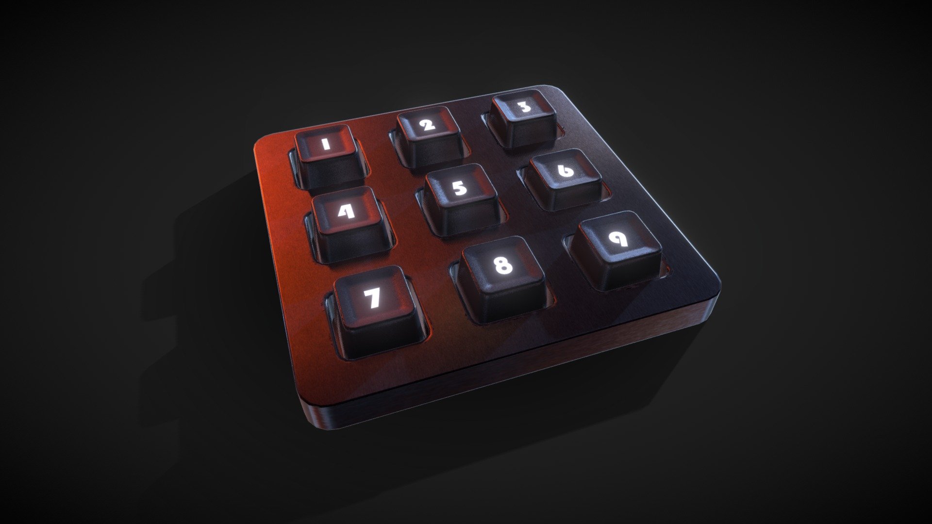 Custom Keyboard - Buy Royalty Free 3D model by tamminen [f5d9205 ...
