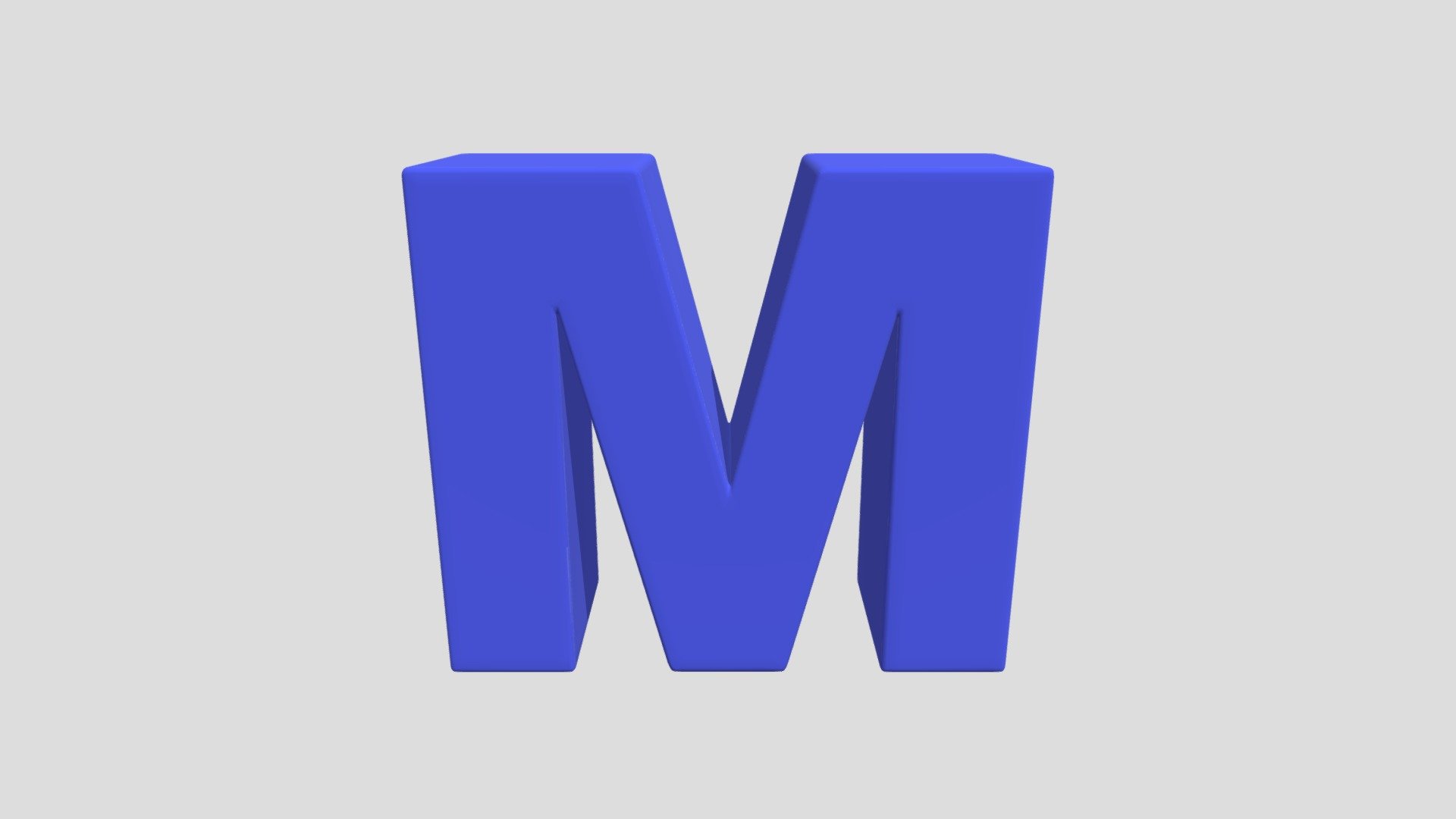 M Letter - Download Free 3D model by andre.arancibia [f5daa0c] - Sketchfab