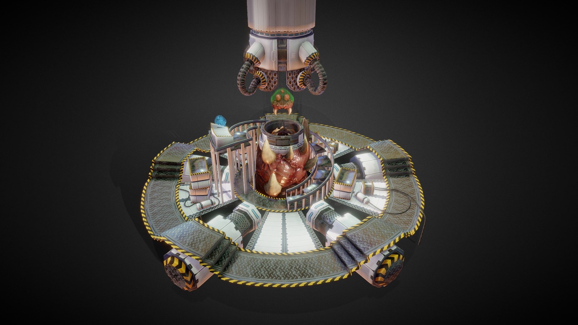 Metroid Fan Art - 3D model by jasonwang7 [f5db3ce] - Sketchfab