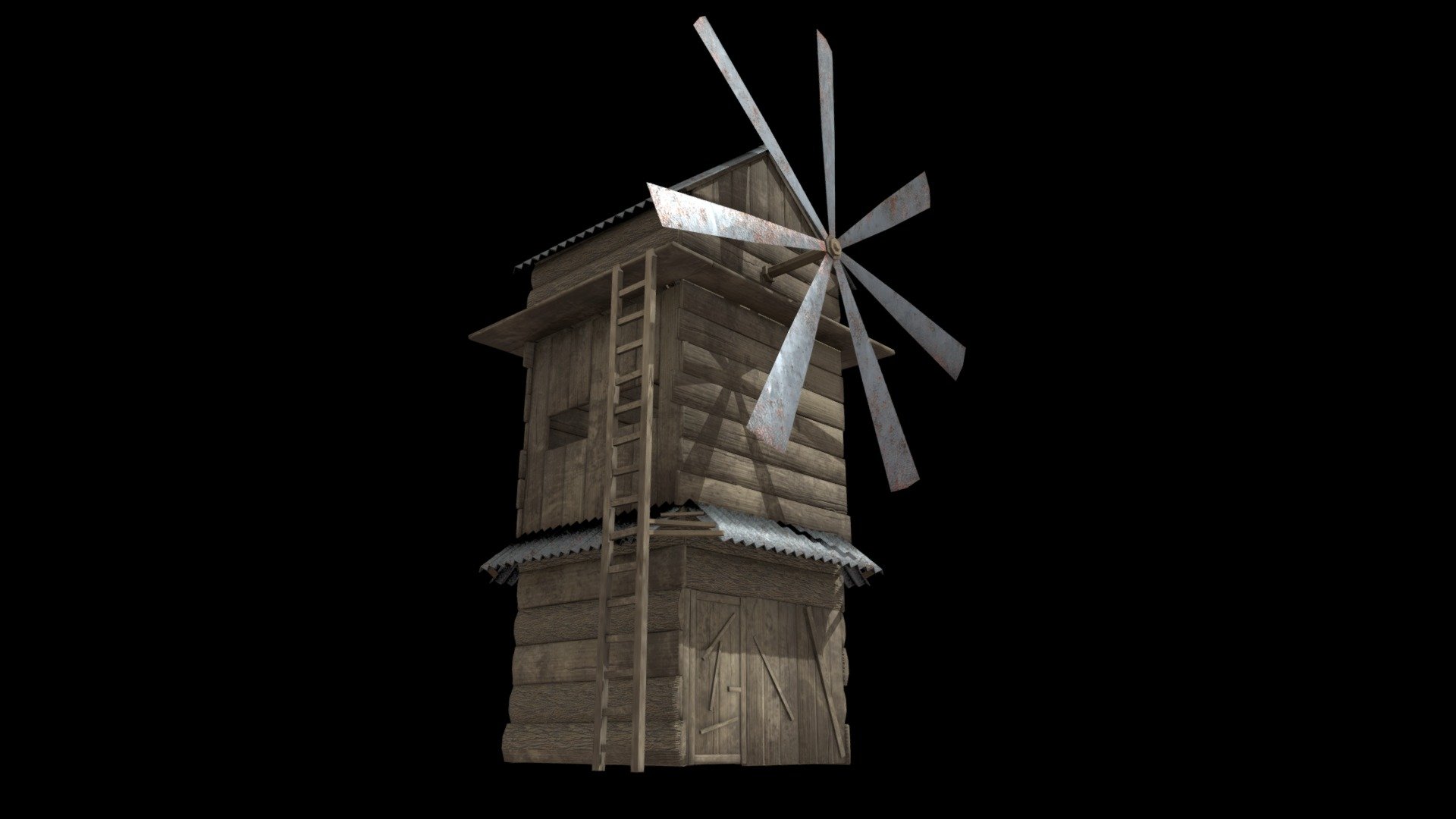 Realistic Wind Mill - 3D model by Yasin ERHAN (@yasinyasobolu) [f5dbb1c] - Sketchfab