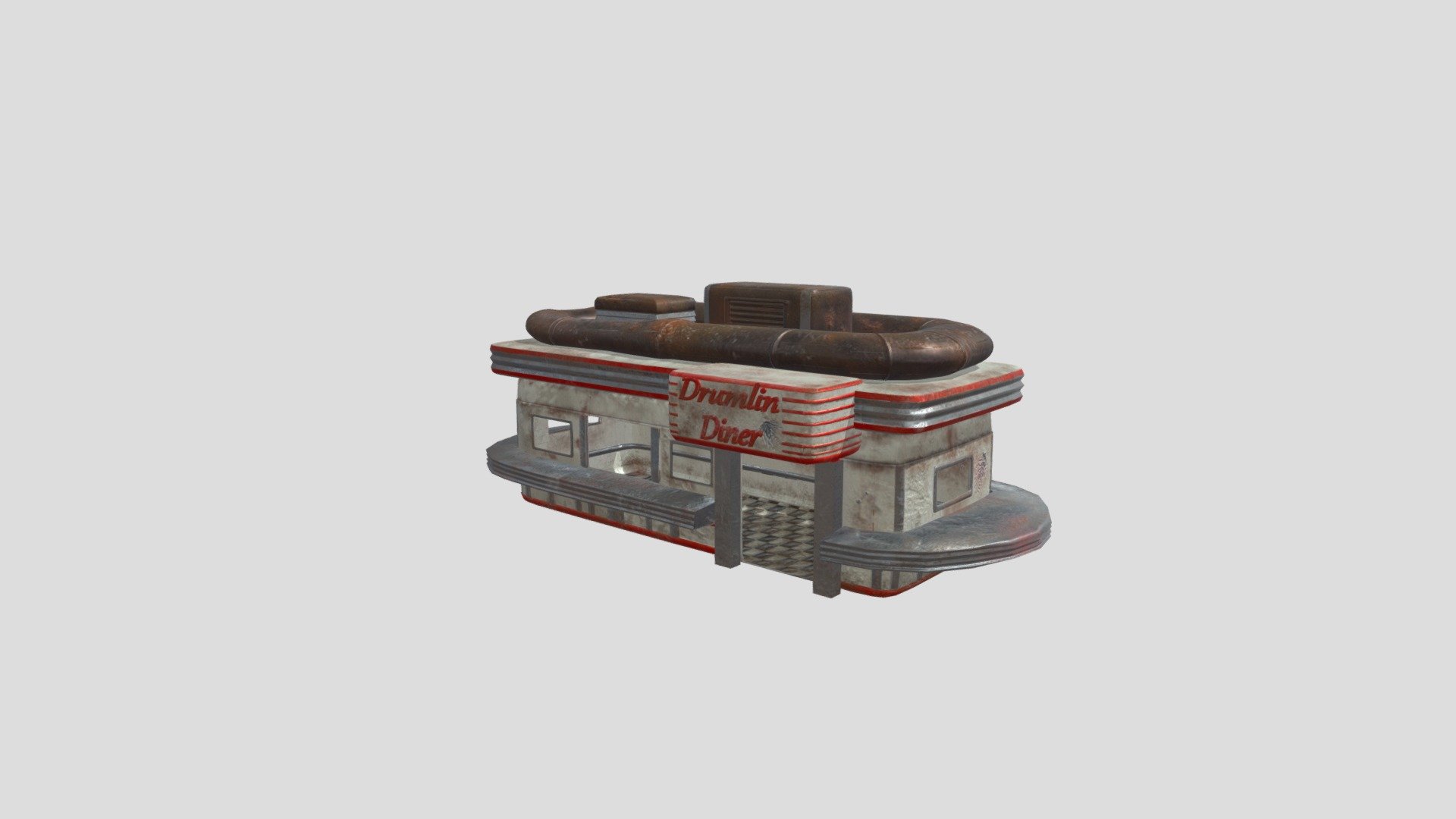 Fallout Drumlin Diner - 3D model by Froggy13131 [f5dc0f3] - Sketchfab